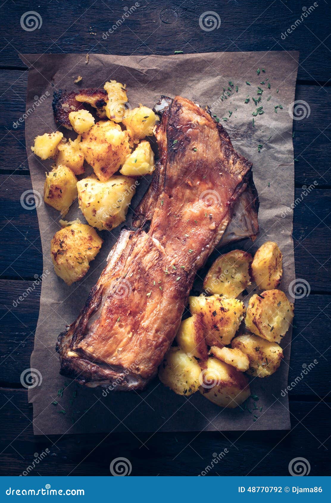 Lammrippen stockfoto. Bild von schätzchen, abendessen - 48770792