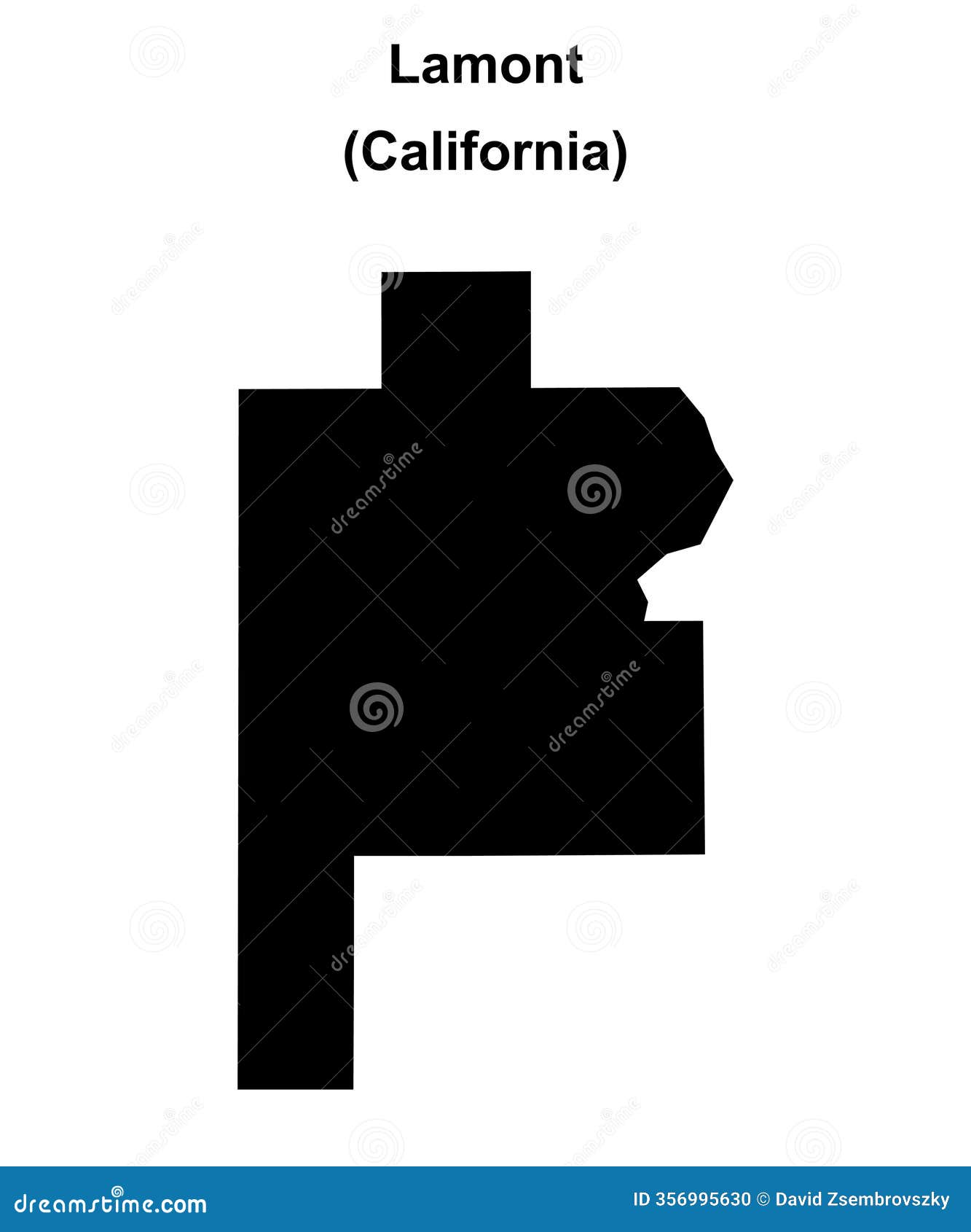 Lamont outline map stock illustration. Illustration of blank - 356995630
