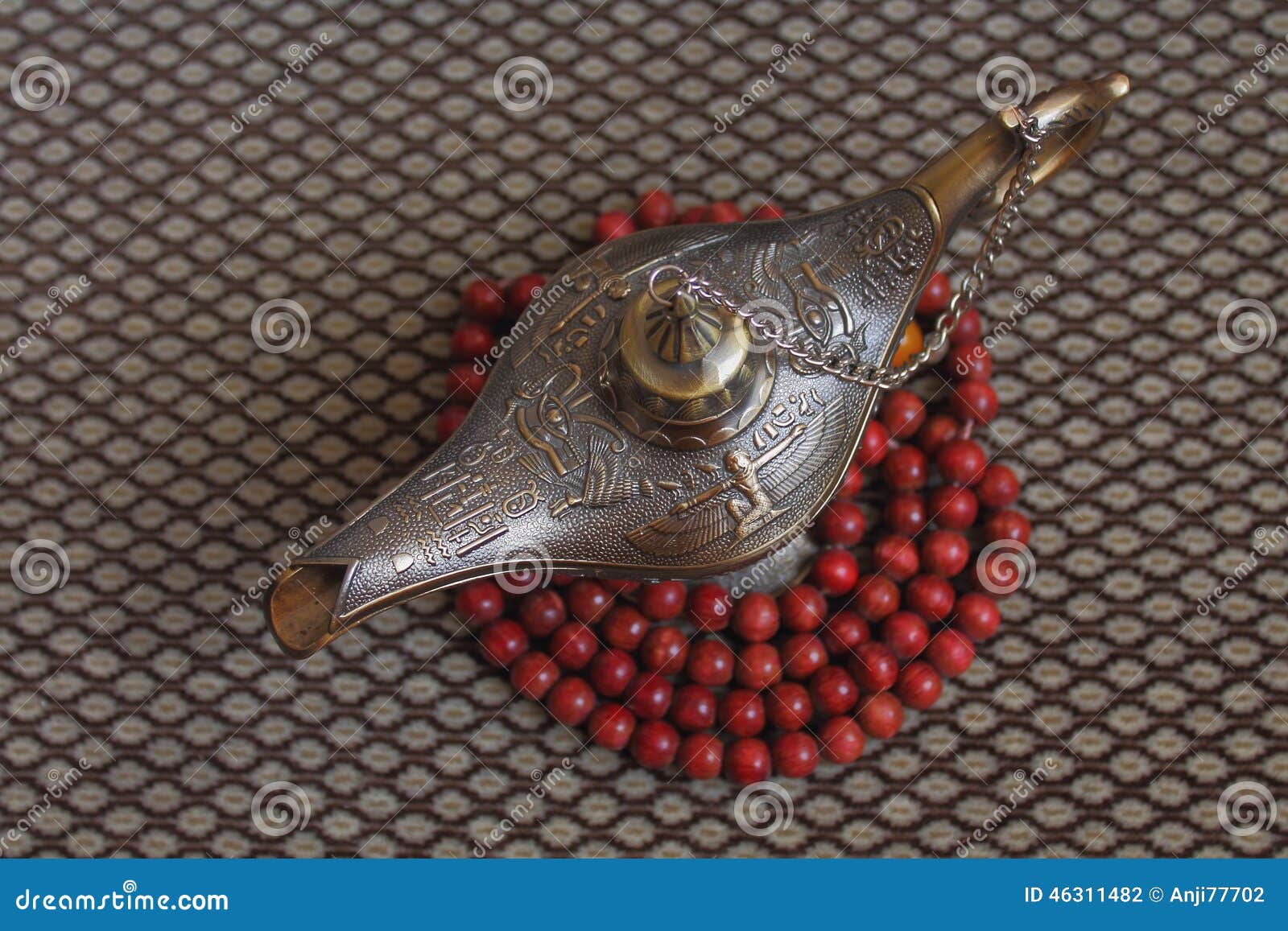 Lamp of Aladdin stock photo. Image of genie, fantasy - 46311482