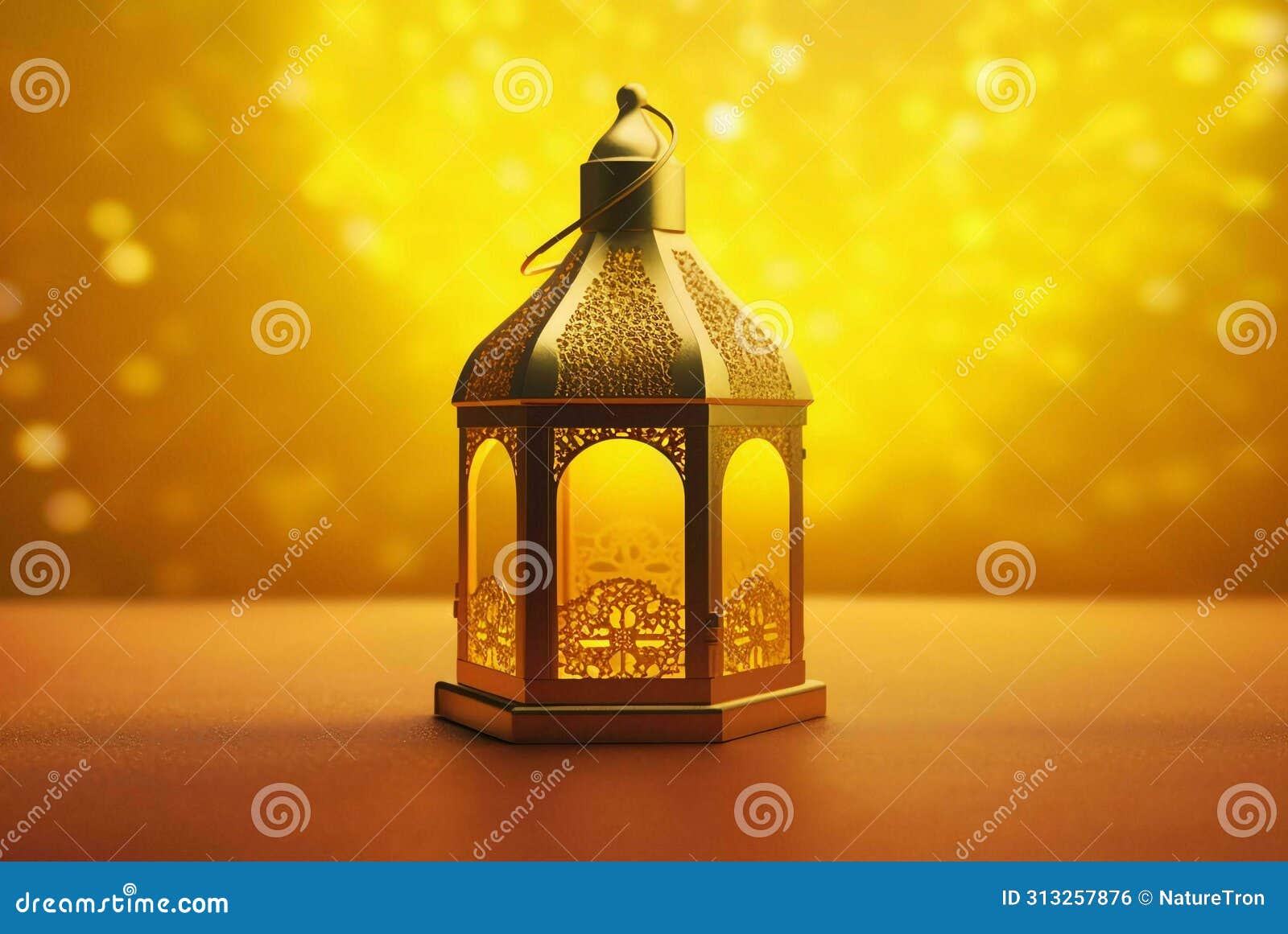 Lamp on the Background of the Mosque Lamp in the Temple Lamp on the ...