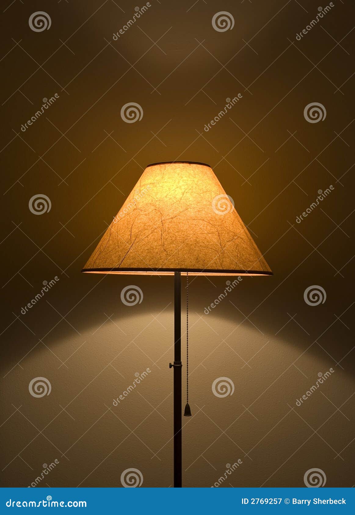 Lamp casts a shadow stock image. Image of bulb, shadow - 2769257