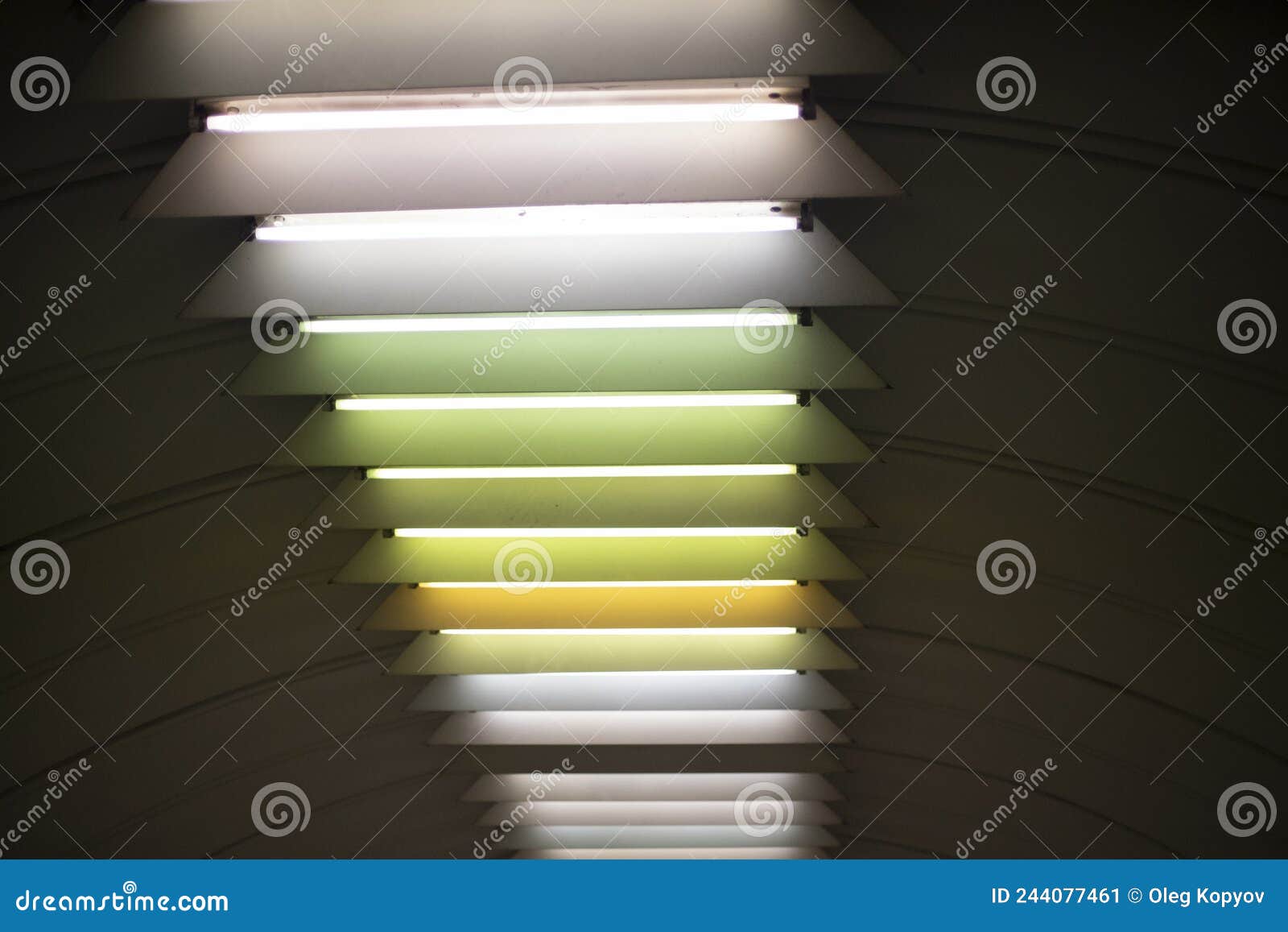 Lamp on Ceiling. Light Design Stock Image - Image of hallway, interior ...