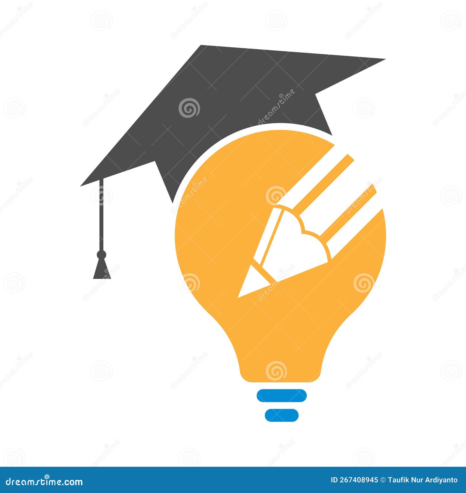 Lamp Education Icon Logo Design Stock Illustration - Illustration of ...