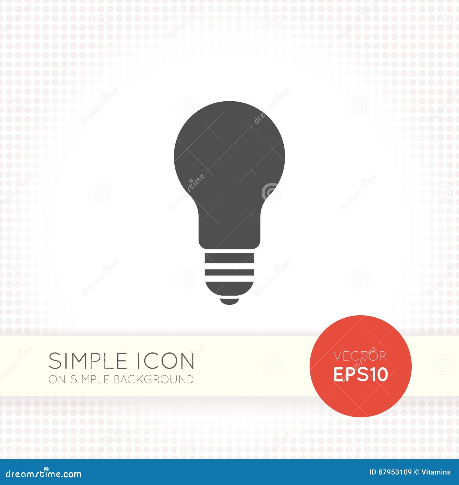 Lamp flat icon stock vector. Illustration of glow, electricity - 87953109