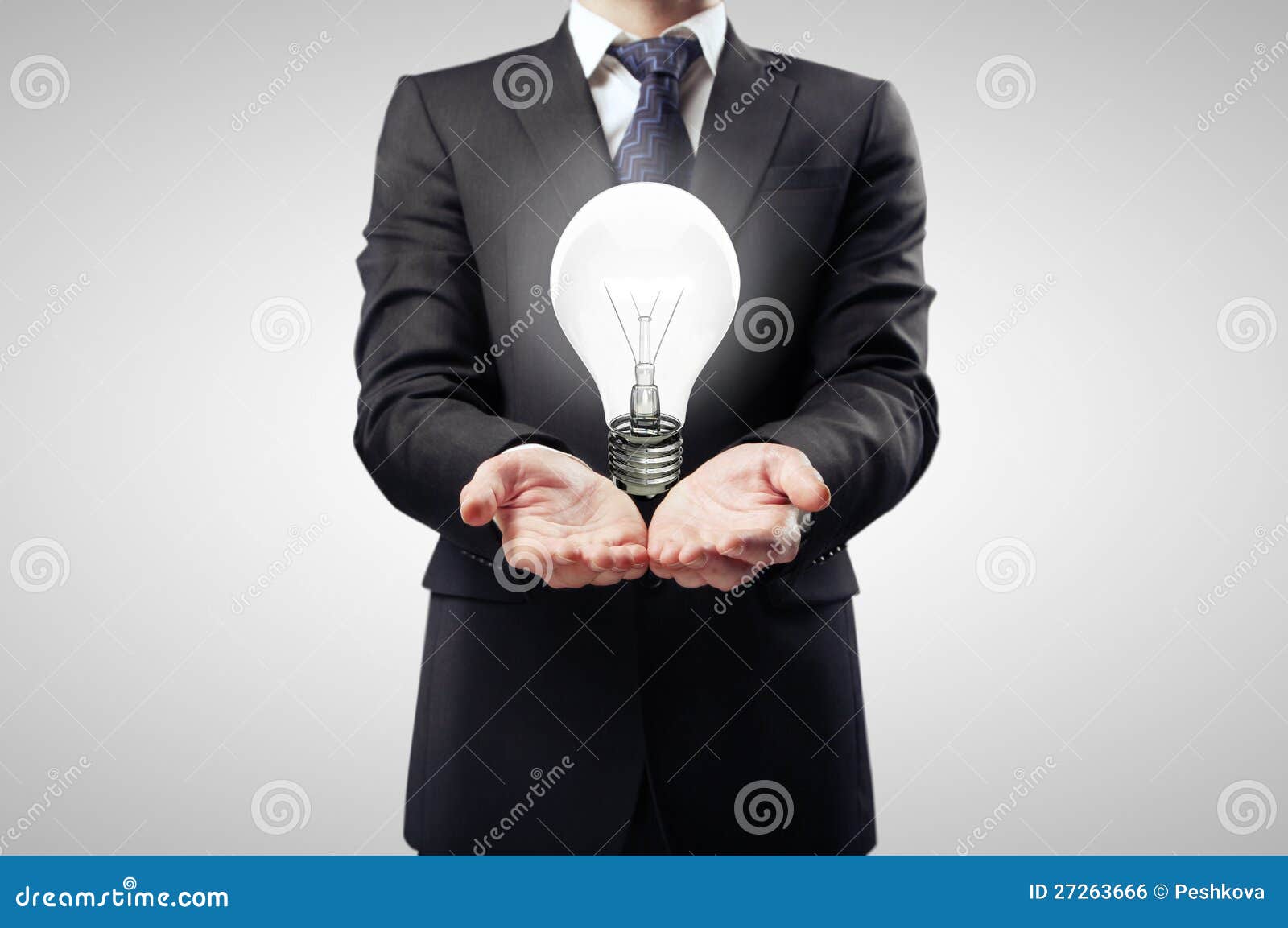 Lamp in hand stock photo. Image of business, choice, choosing - 27263666