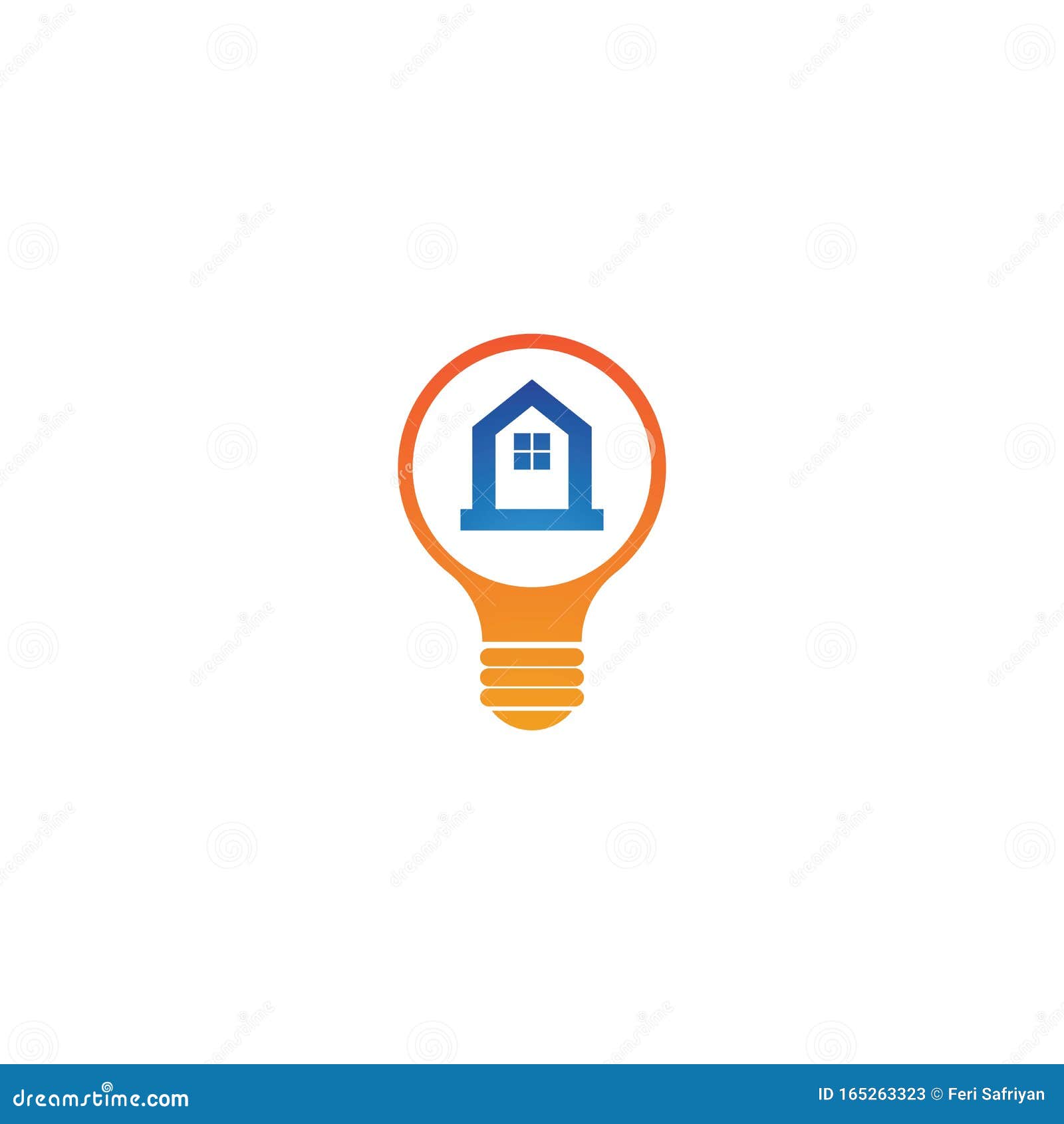 Lamp House Building Vector Illustration Stock Vector - Illustration of ...