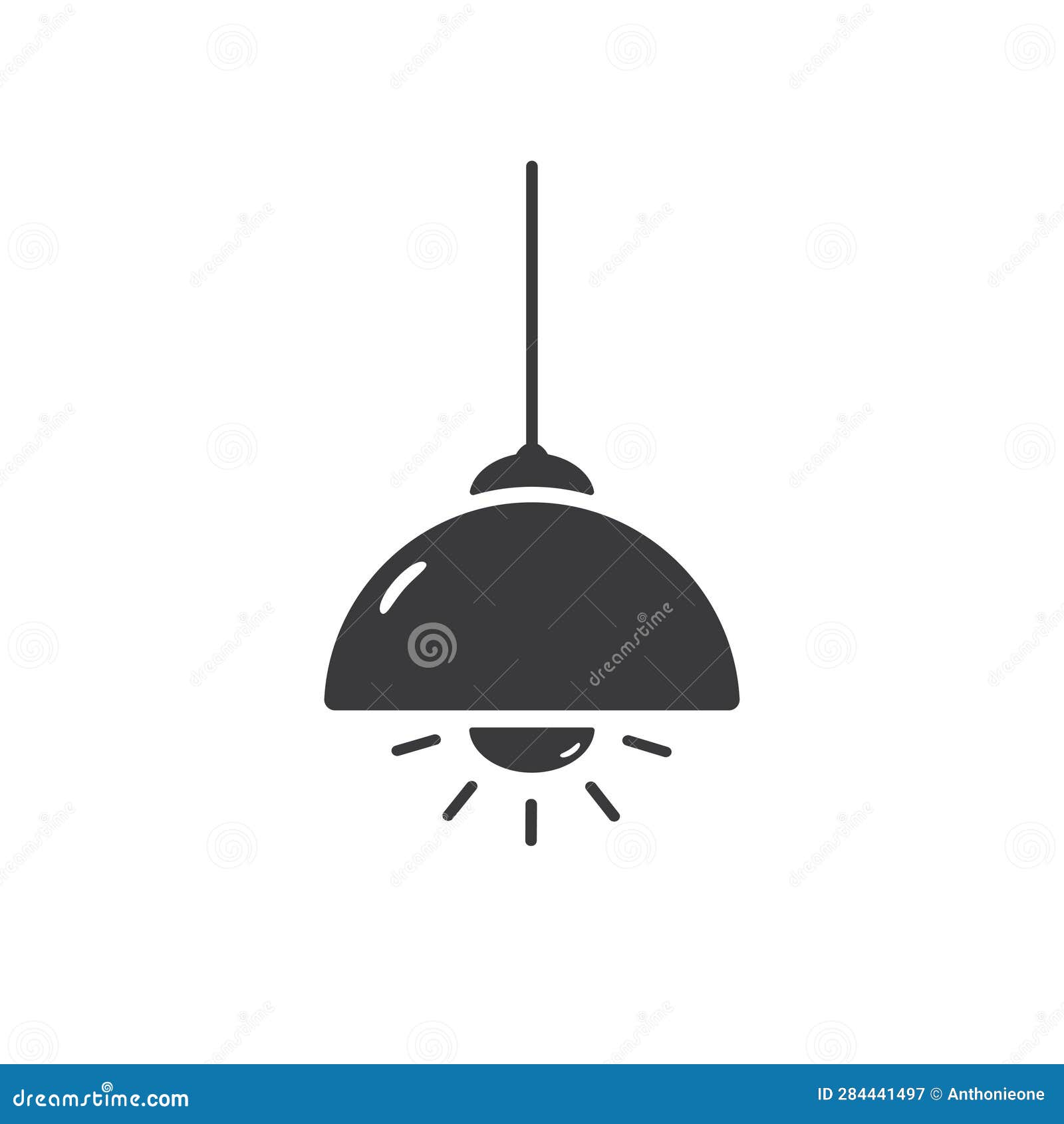 Lamp Icon Electricity Symbol Isolated Vector Illustration Stock Vector ...
