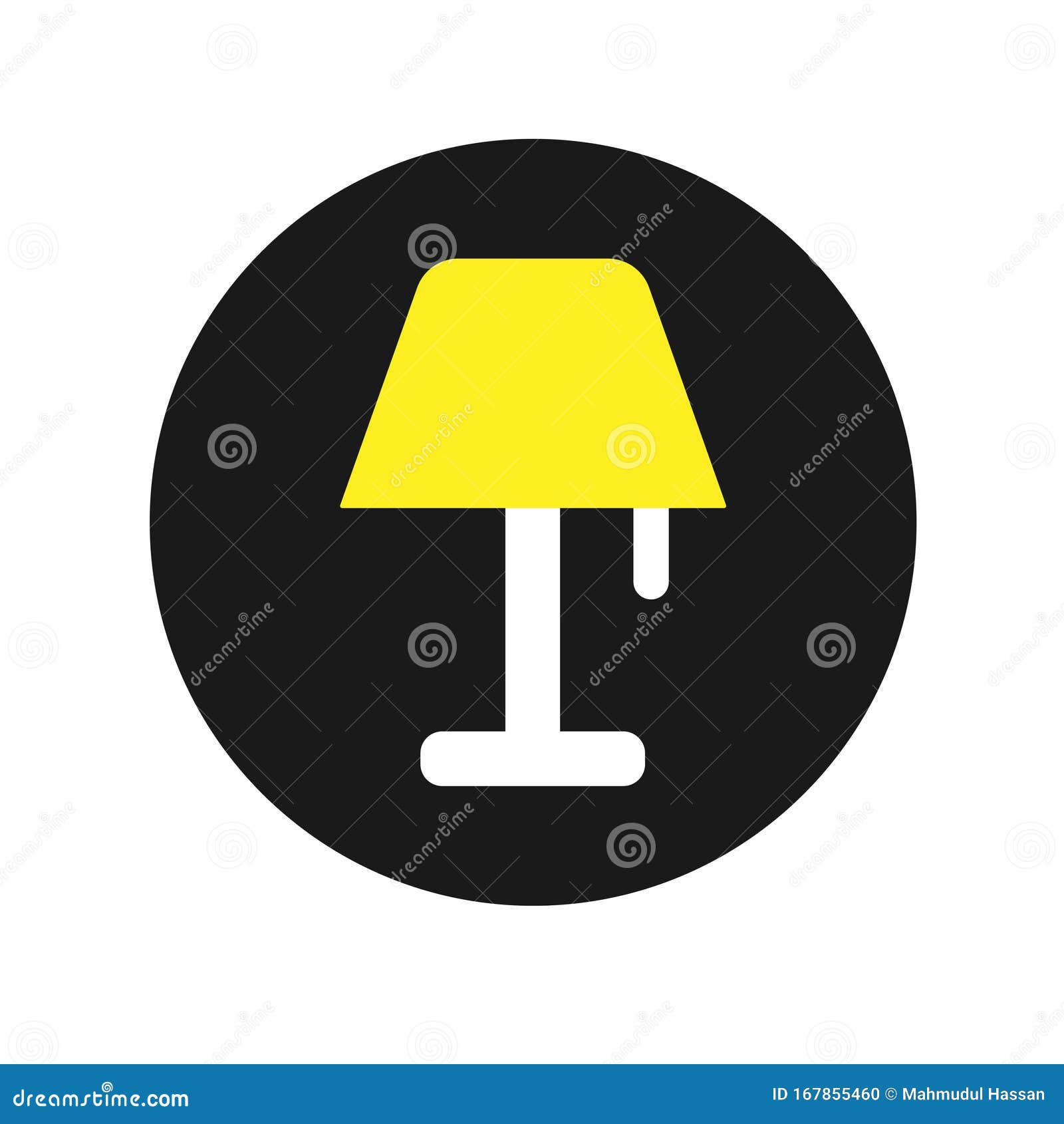 Lamp Icon Vector Sign in White Background â€“ Vector Stock Vector ...