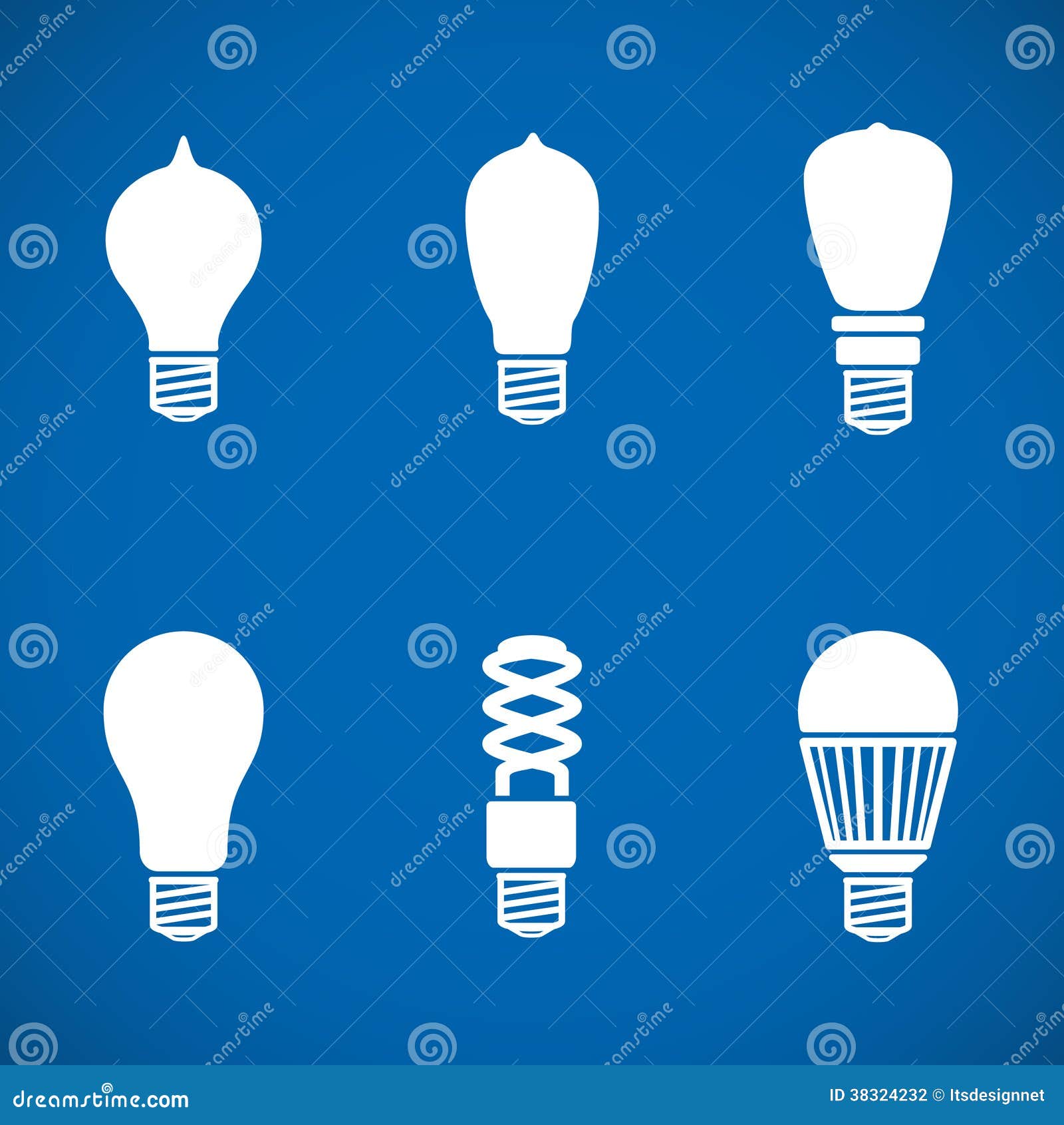 Lamp icons stock vector. Illustration of icon, white - 38324232