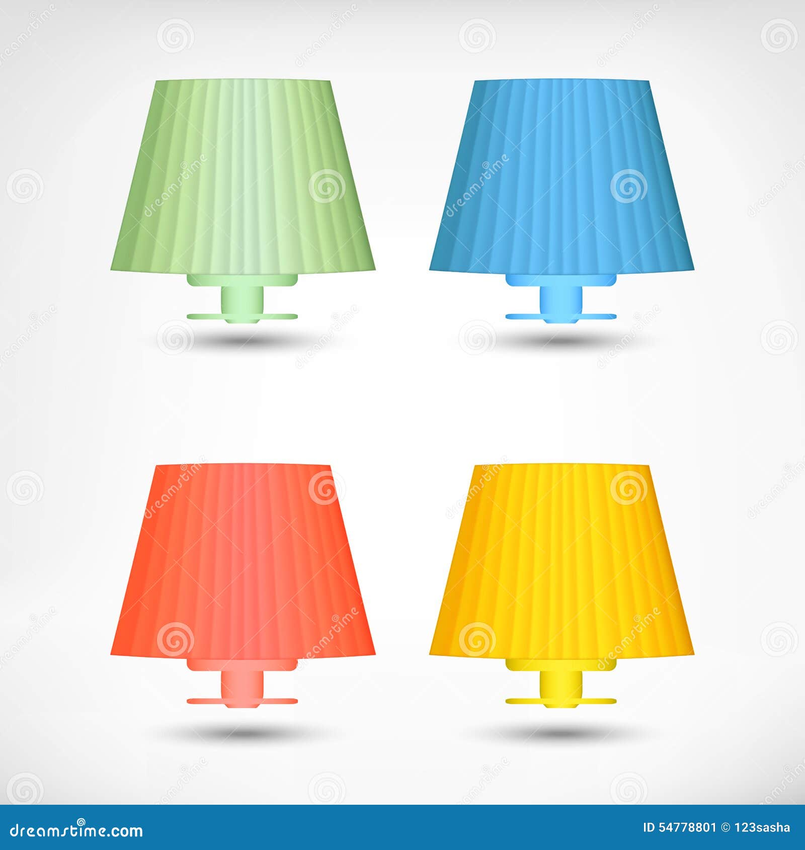 Lamp icons stock vector. Illustration of bright, equipment - 54778801