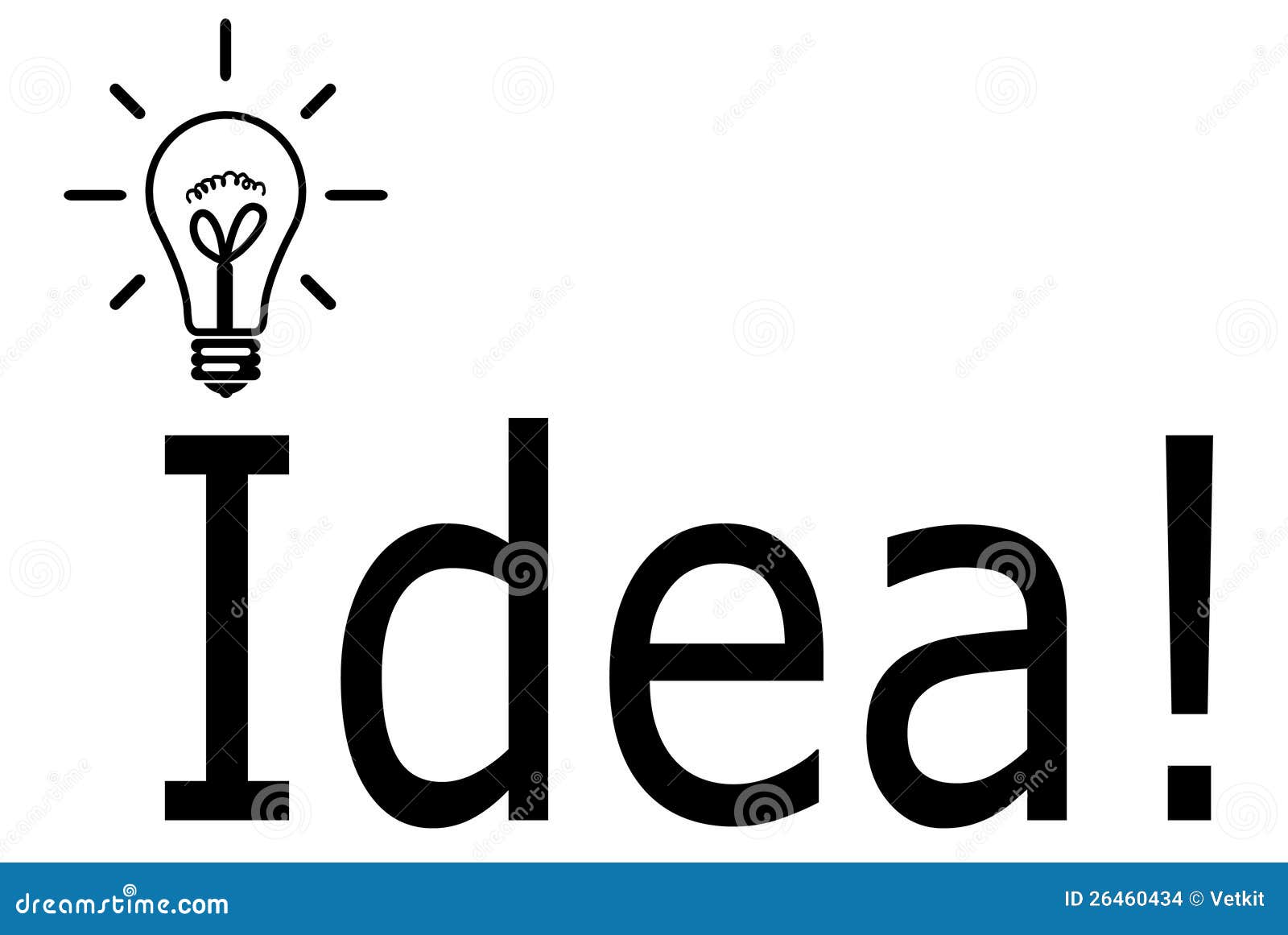 Lamp idea symbol stock illustration. Illustration of card - 26460434