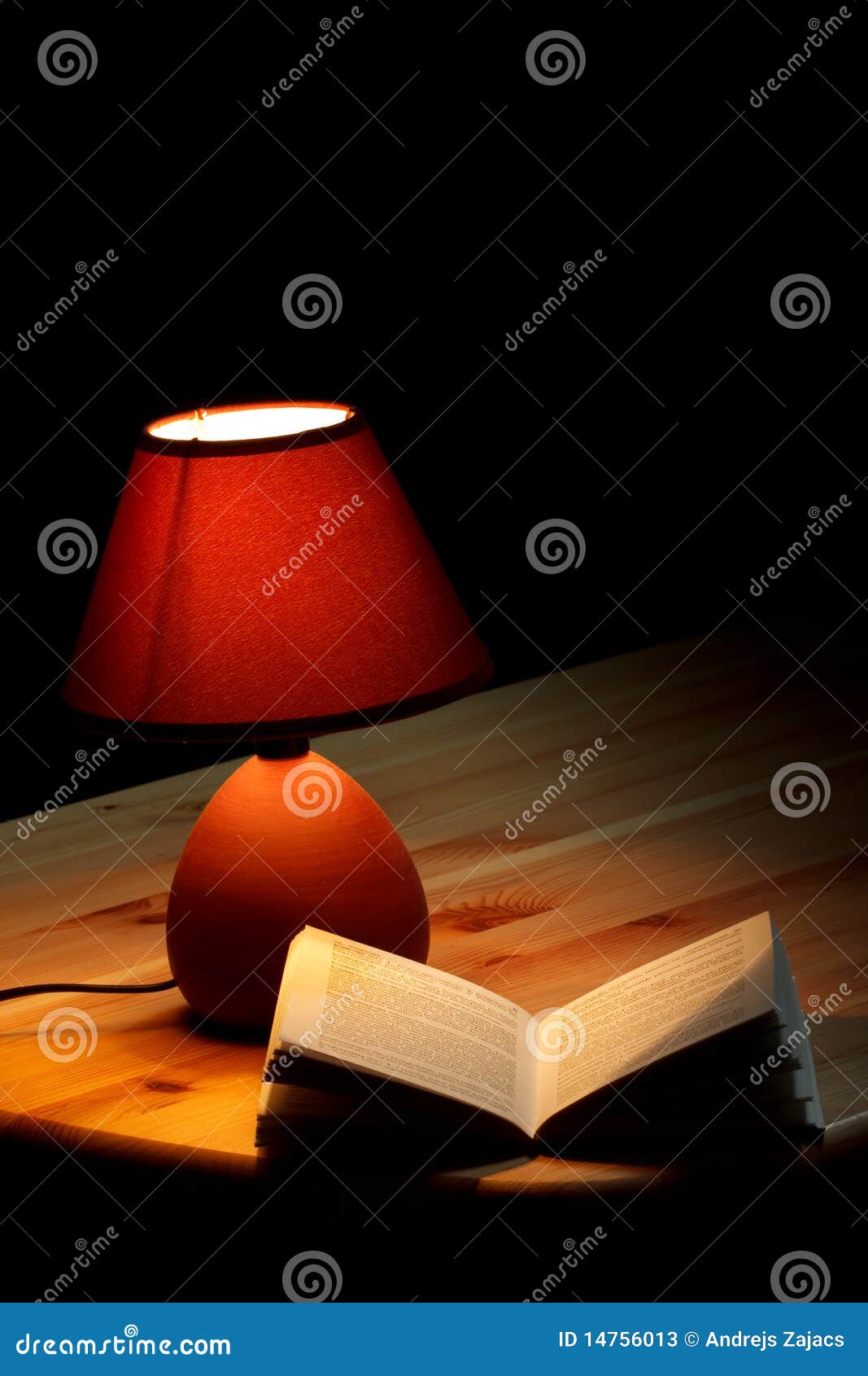 Lamp illuminating a book stock image. Image of lamp, black - 14756013