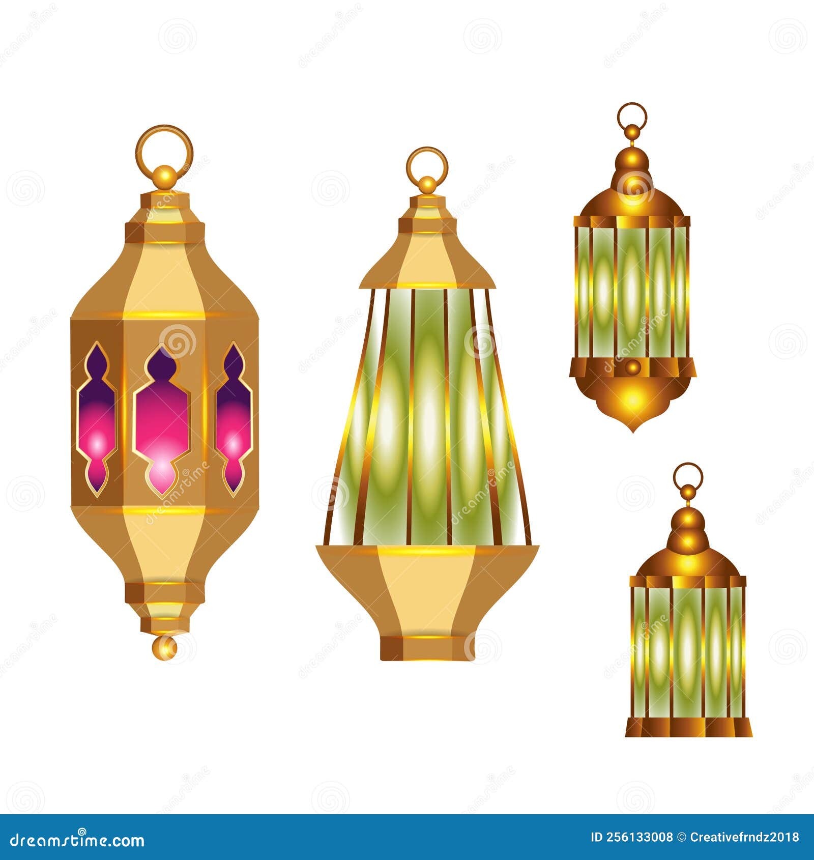 Lamp, Lantern Set Vector Art Stock Vector - Illustration of symbol ...