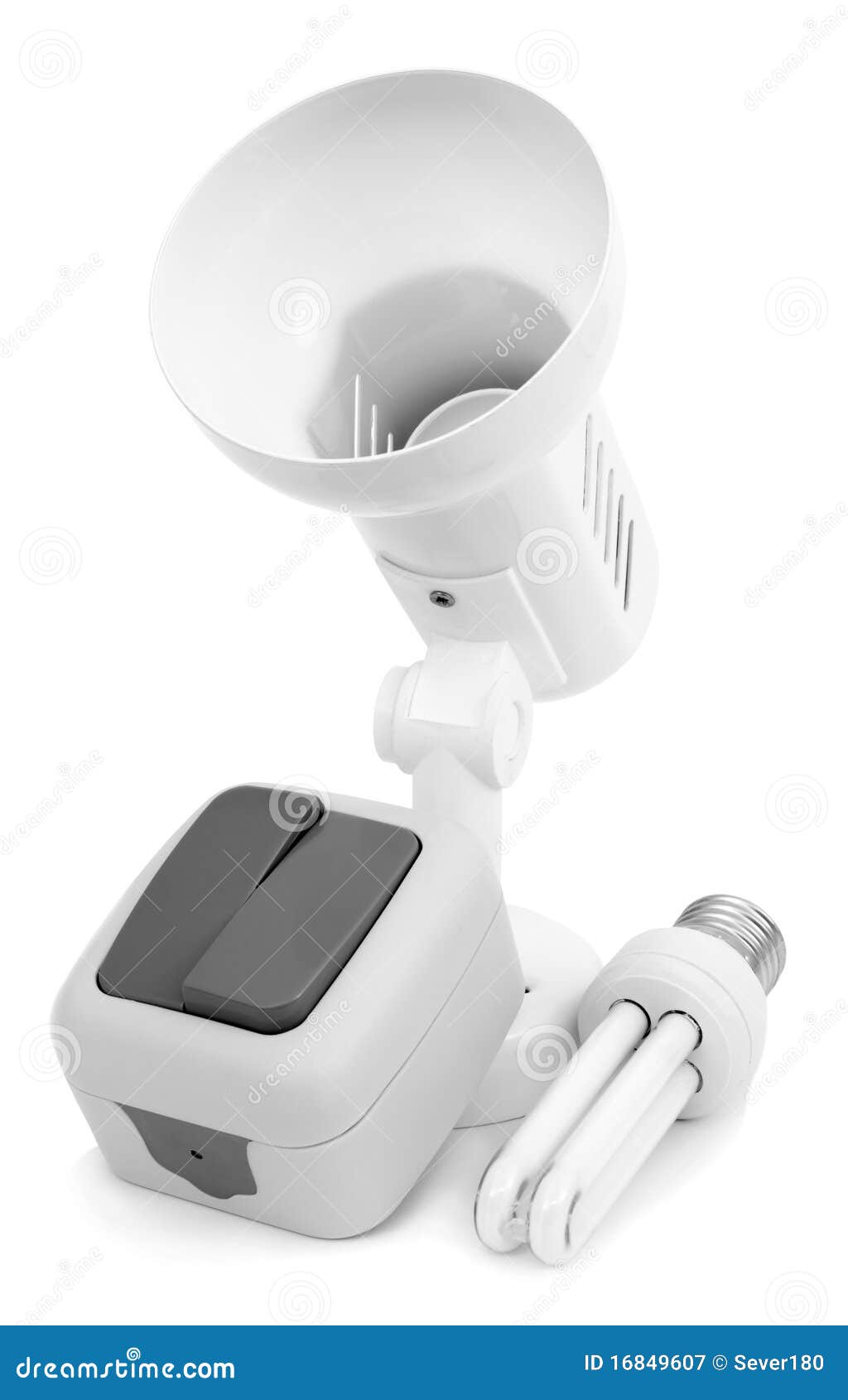 Lamp, Light Bulb and Switch Stock Image - Image of include, lamp: 16849607