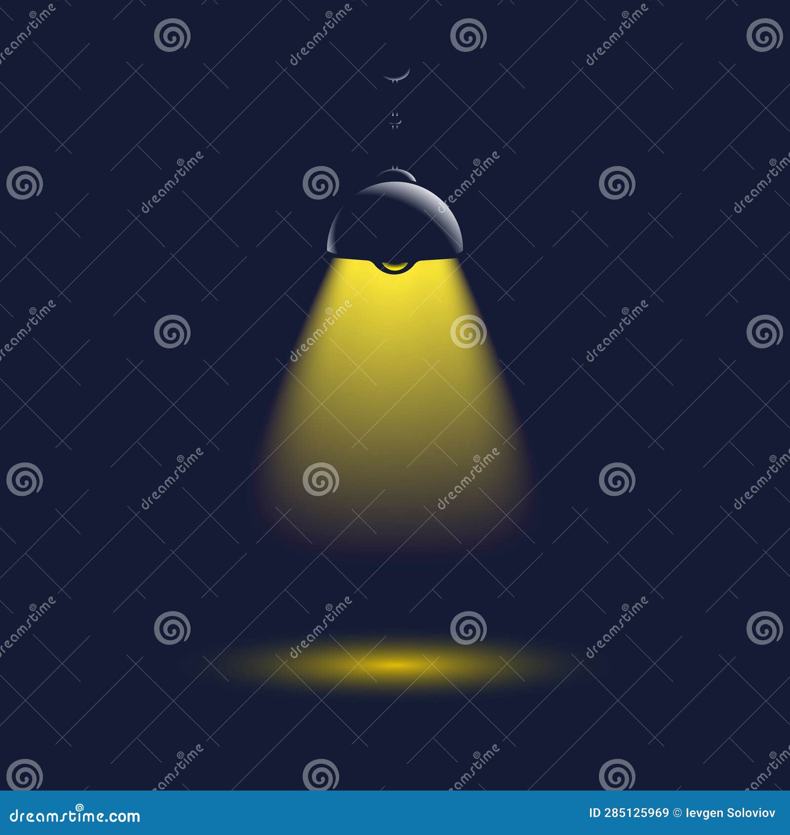 Lamp with Light Gradients Wallpaper Stock Vector - Illustration of ...
