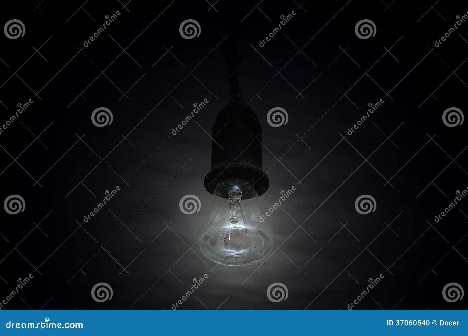 Oil Lamp Lighting Up The Darkness Or Burning Kerosene Lamp Background ...