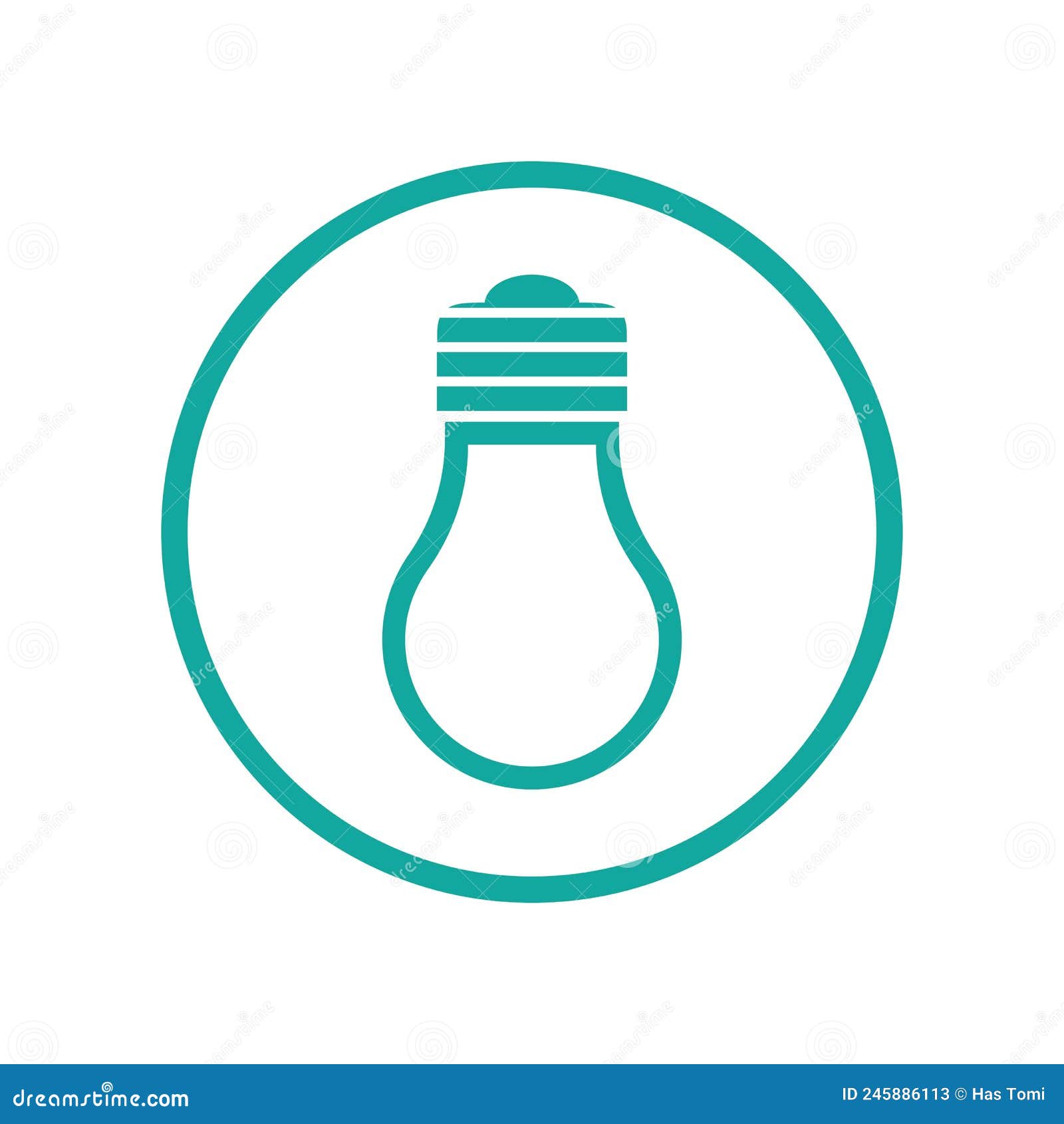 Lamp Logo Design Icon Vector Stock Vector - Illustration of design ...
