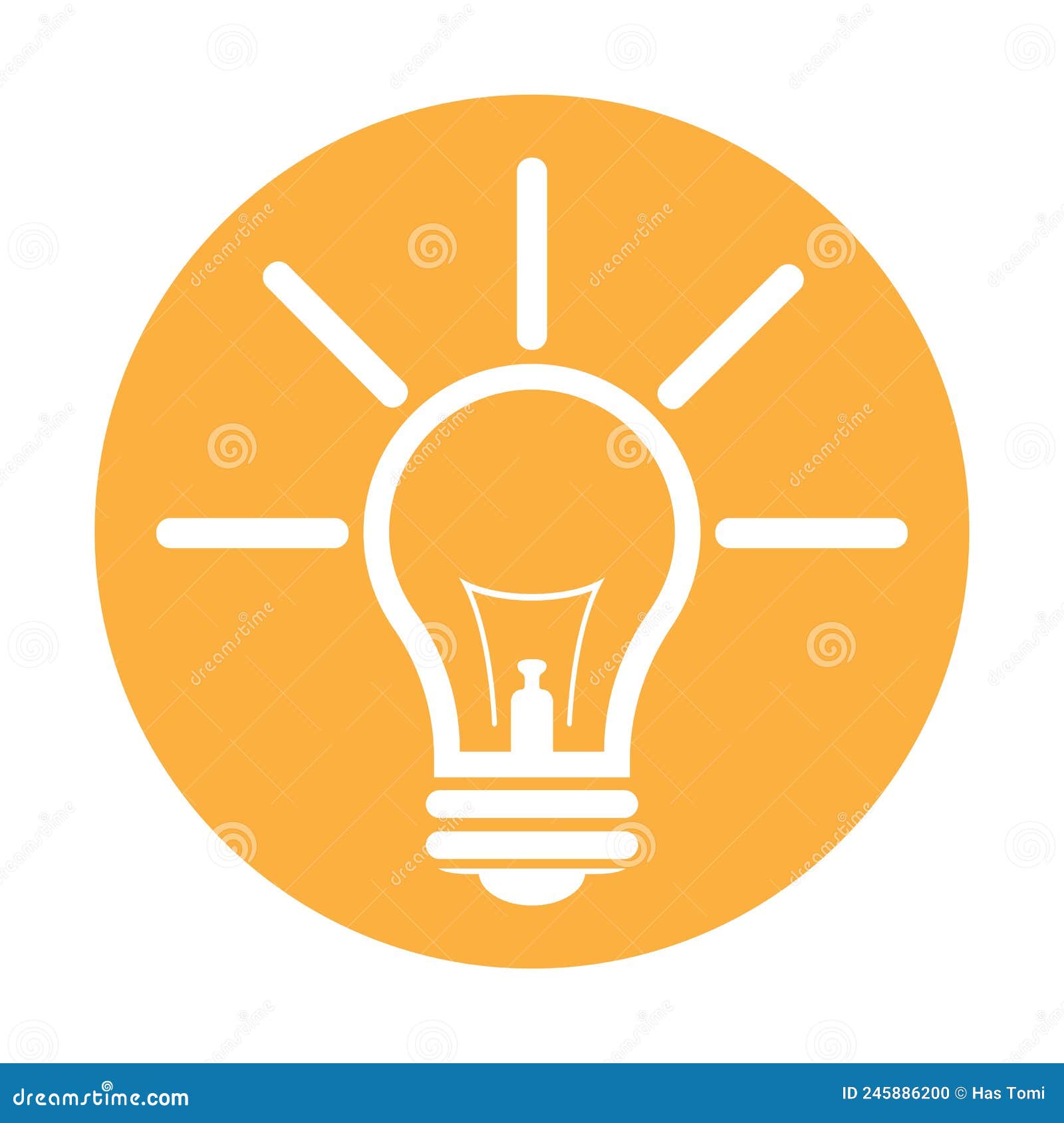 Lamp Logo Design Icon Vector Stock Vector - Illustration of energy ...