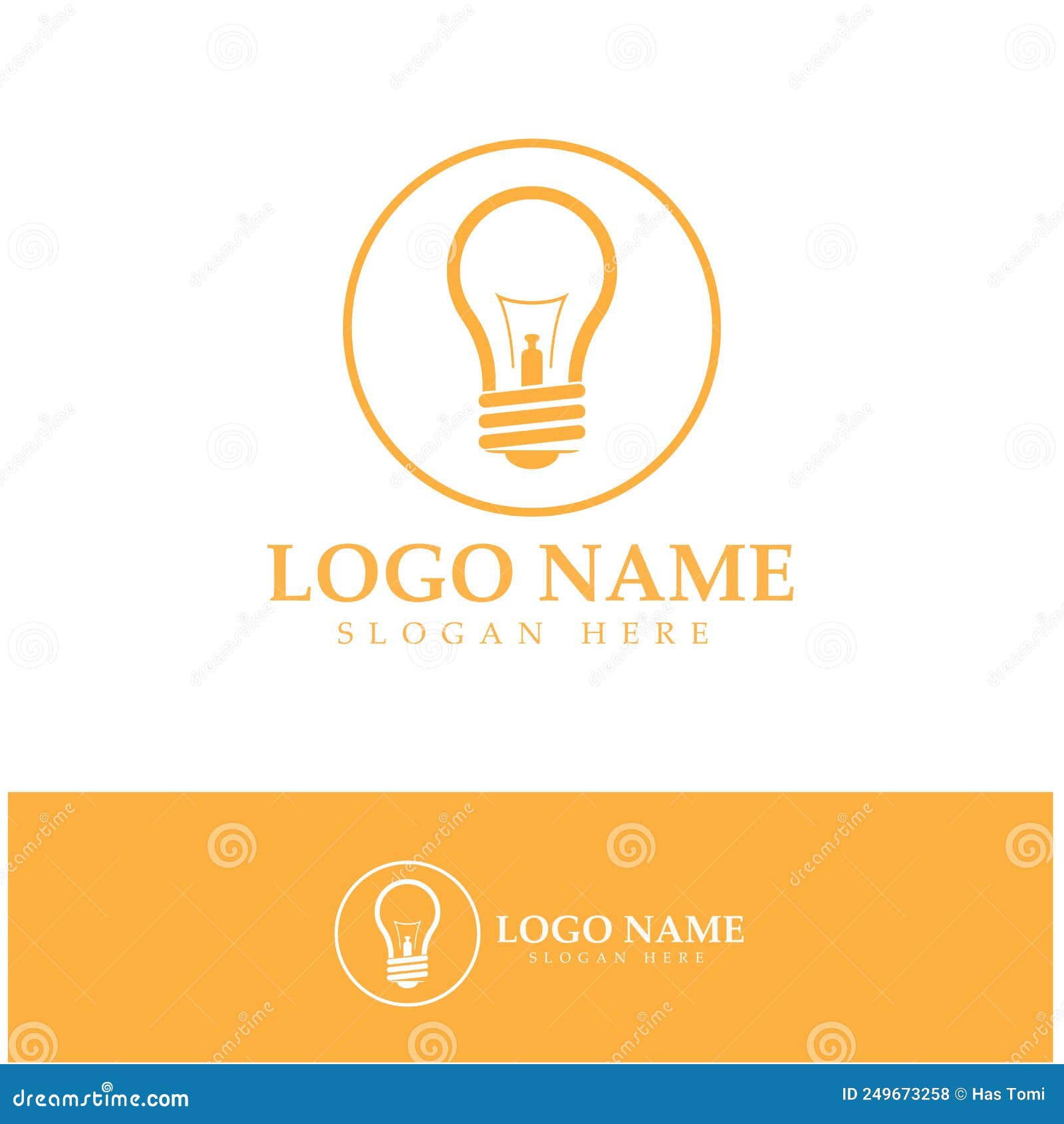 Lamp Logo Design Icon Vector Stock Vector - Illustration of energy ...
