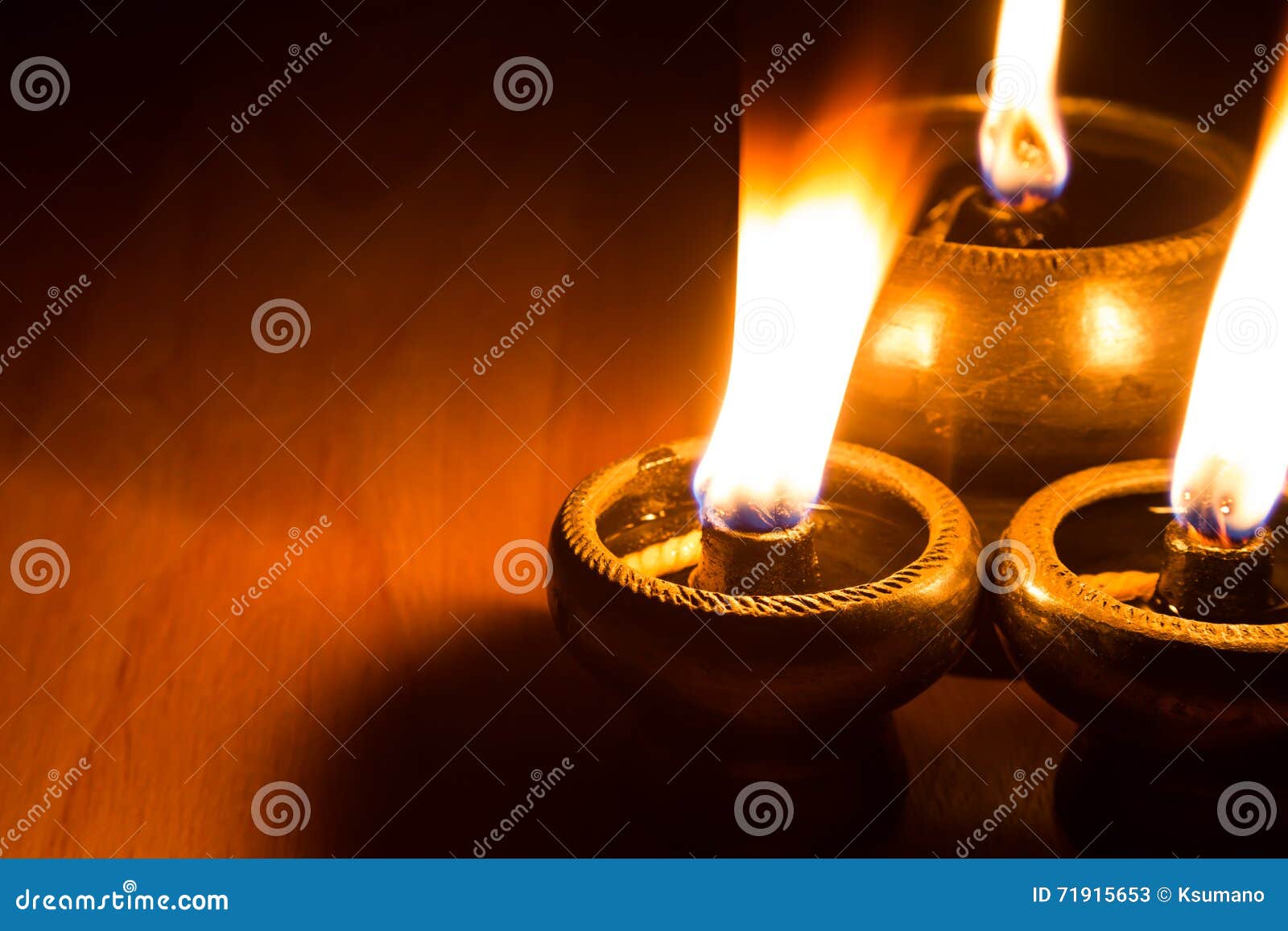 Lamp made from clay stock image. Image of warm, dark - 71915653
