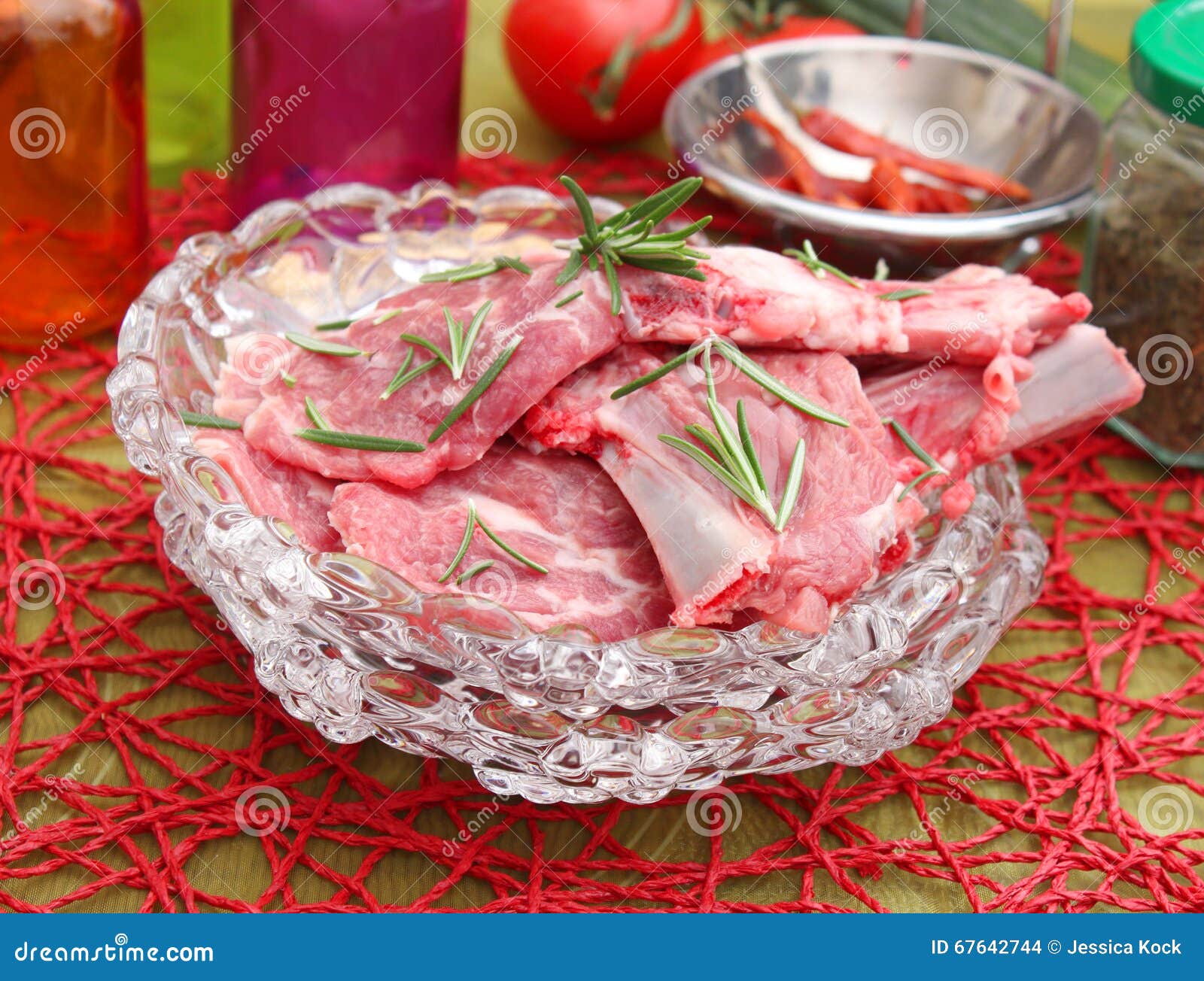 Lamp meat stock photo. Image of steak, rosemary, meat - 67642744