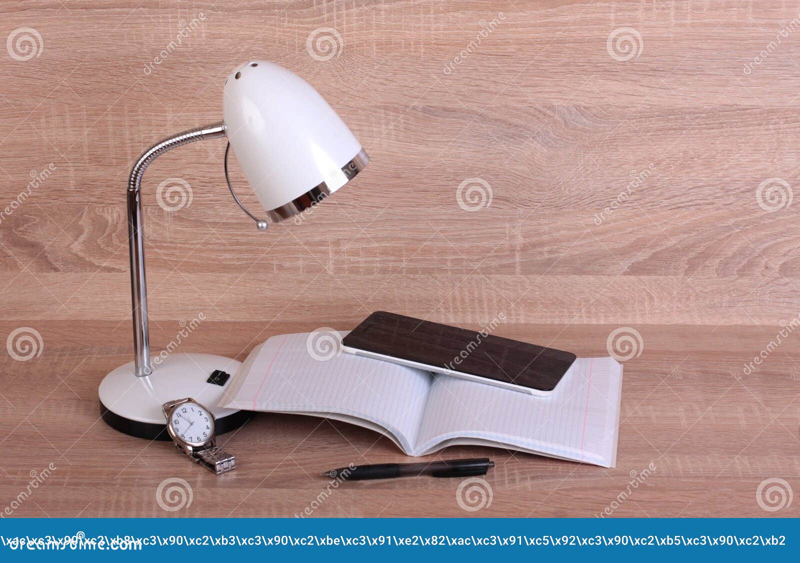 Lamp and notebook two stock photo. Image of lamp, desk - 200789310