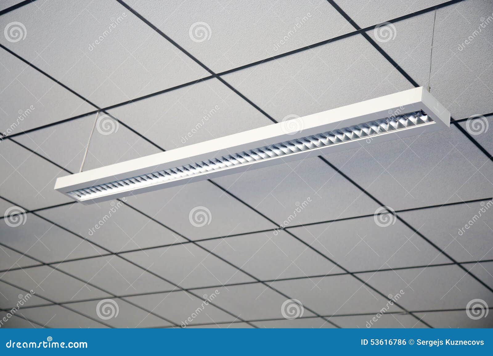 Lamp in office ceiling stock photo. Image of personnel - 53616786