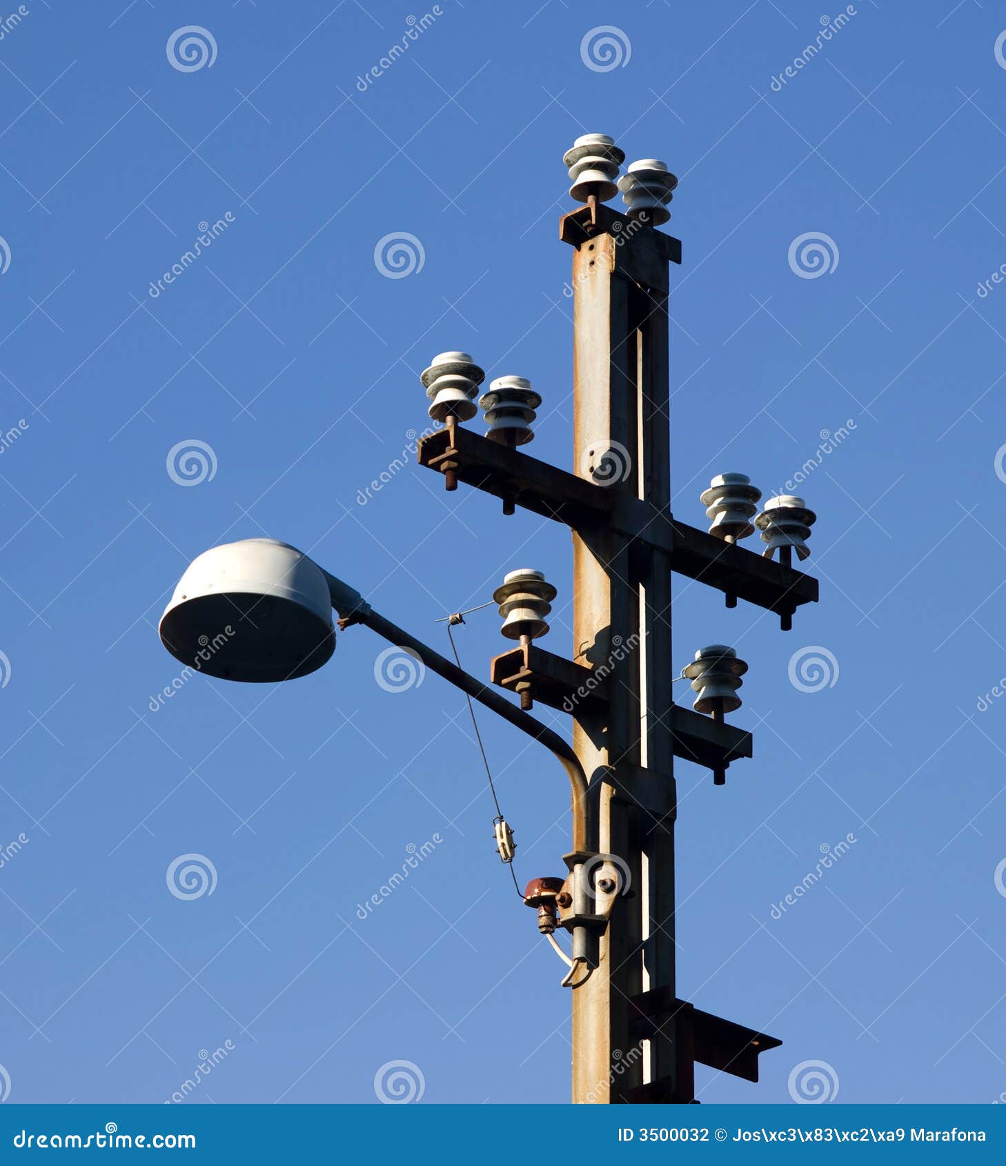 Lamp post stock photo. Image of streetlight, power, urban - 3500032