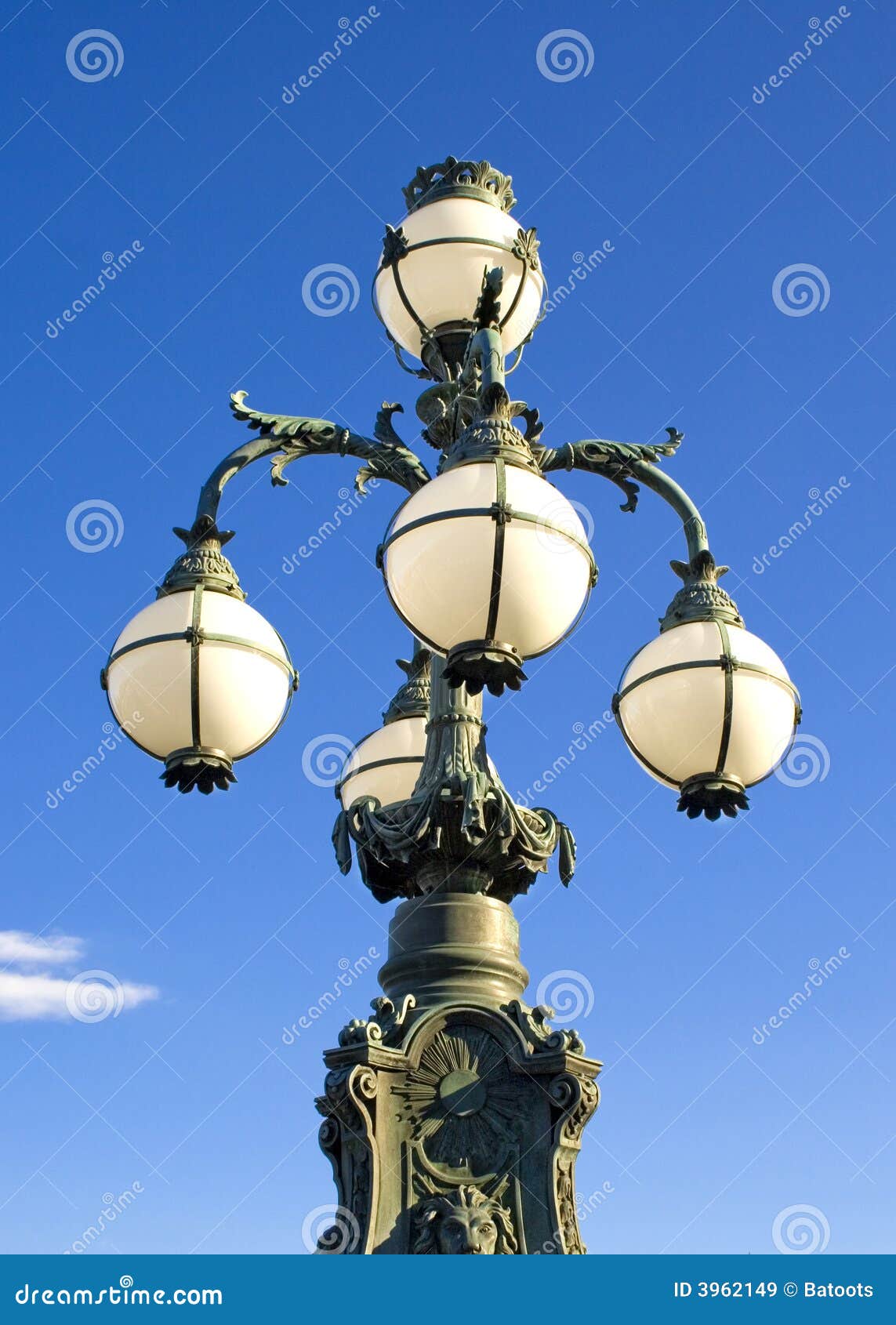 Lamp post stock image. Image of tower, lamp, green, outdoor - 3962149