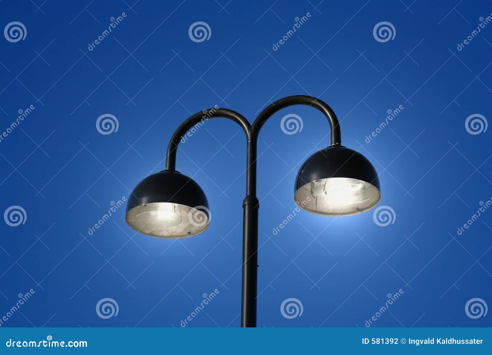 Lamp post stock photo. Image of glazed, blue, metallic - 581392