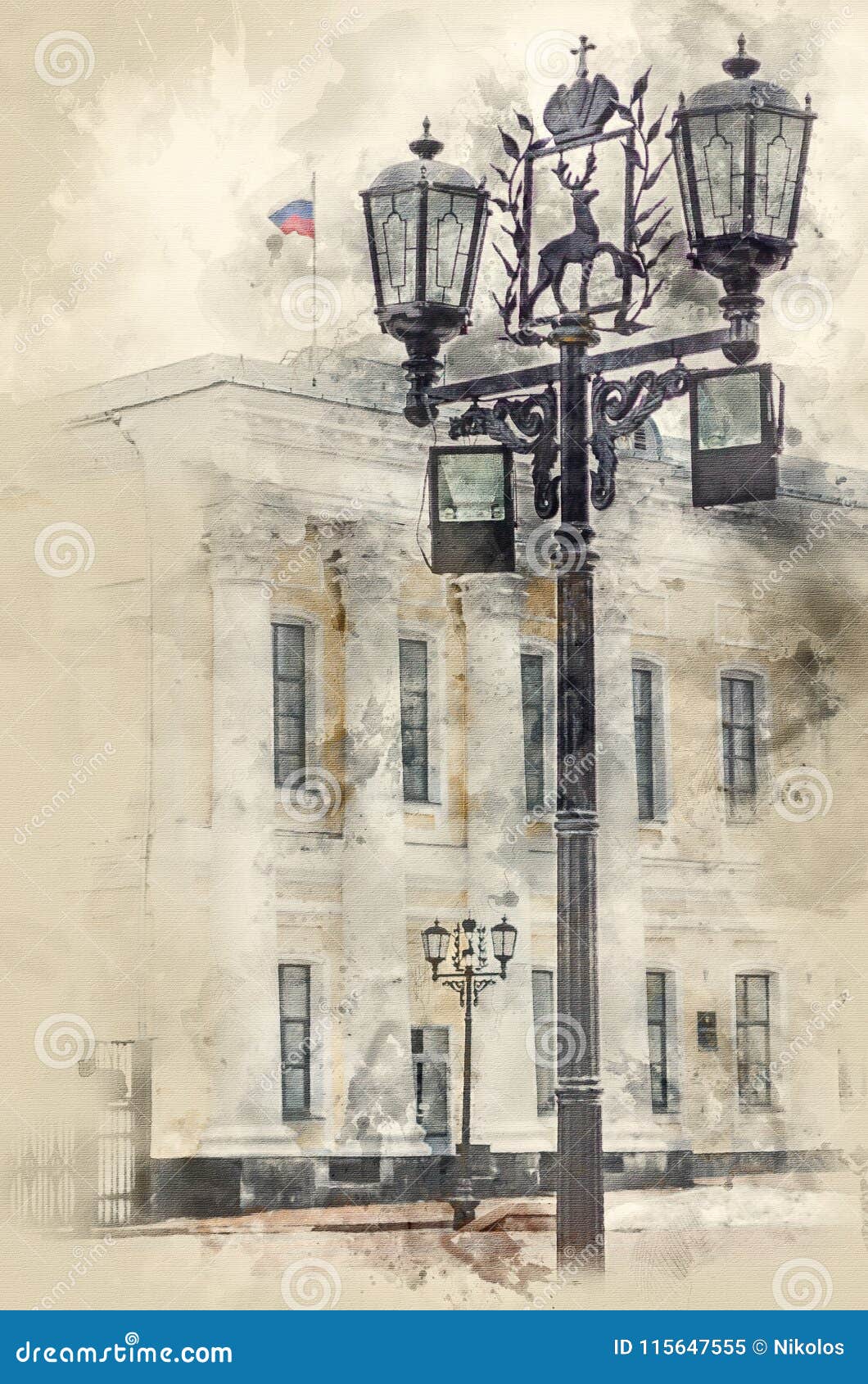 Lamp post background stock image. Image of streetlamp - 115647555