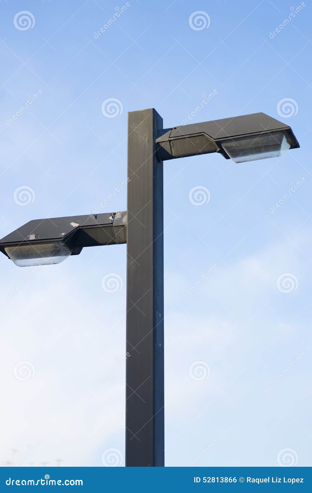 Lamp post. stock photo. Image of public, lamppost, night - 52813866