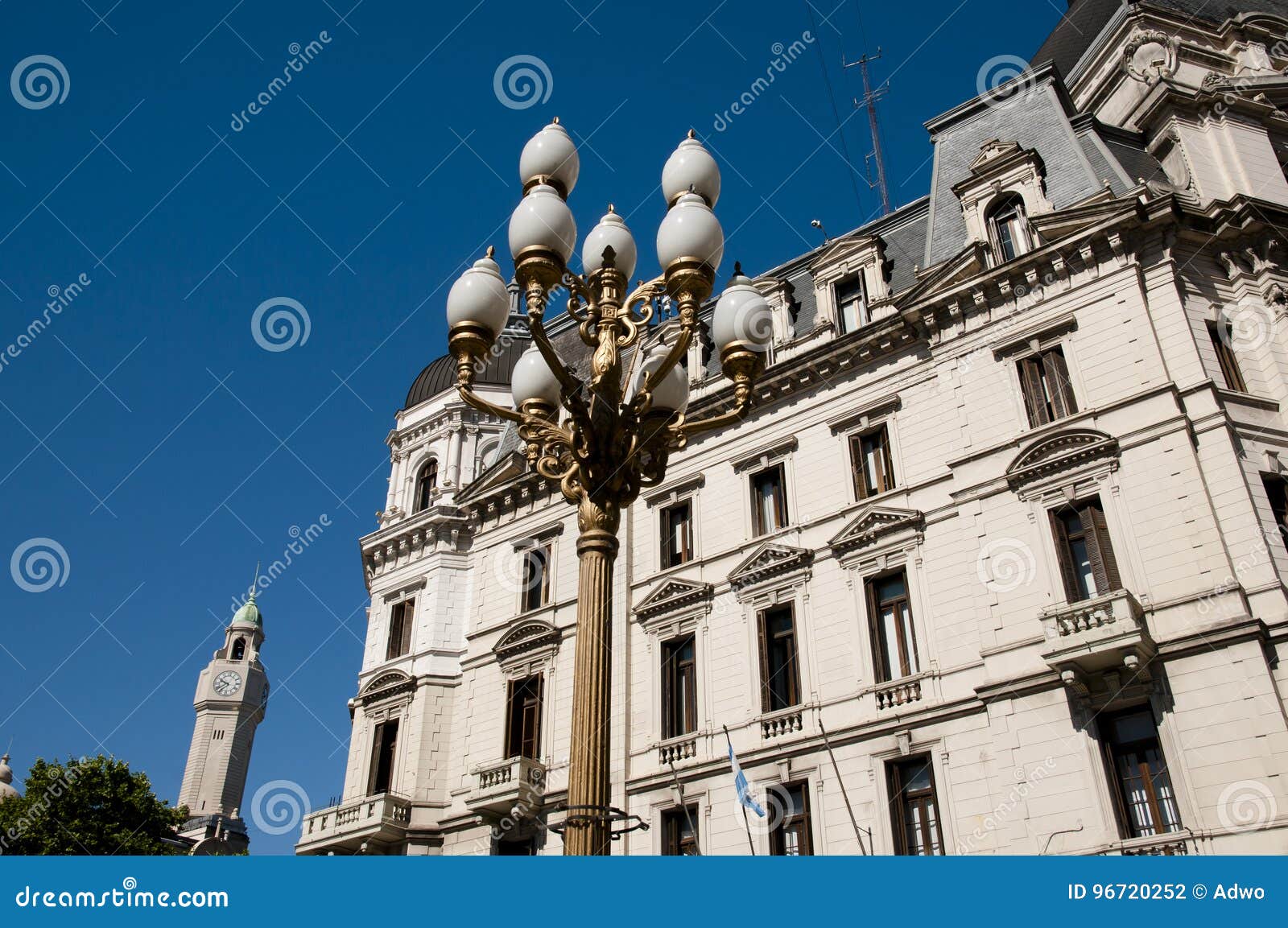 Lamp Post - Buenos Aires - Argentina Stock Photo - Image of tree ...