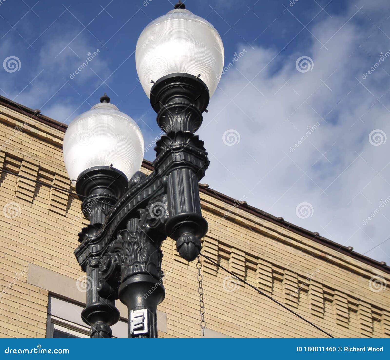 Lamp Post in Downtown Ogden Utah March 2020 Stock Photo - Image of ...