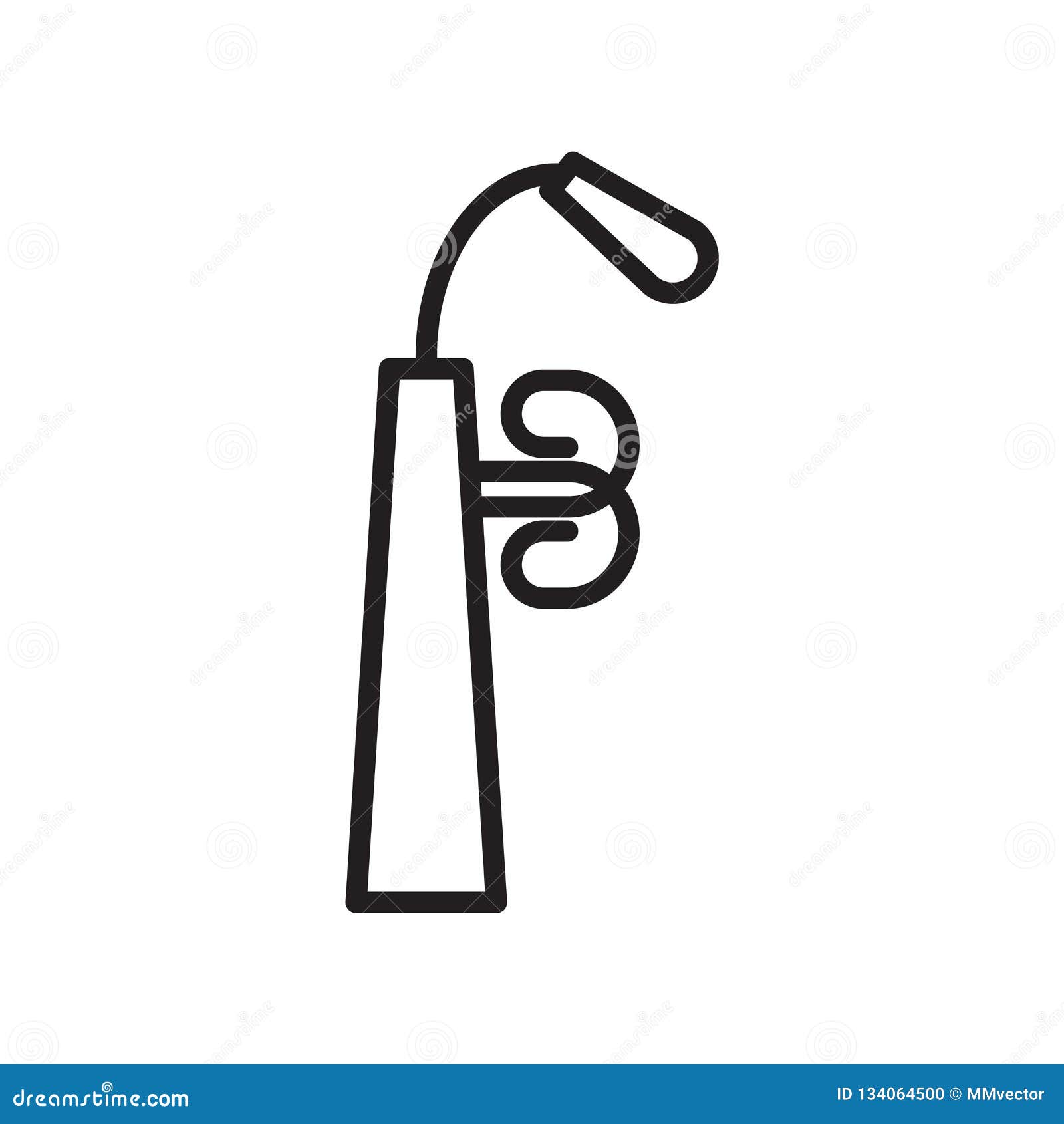 Lamp Post Icon Vector Isolated on White Background, Lamp Post Sign ...