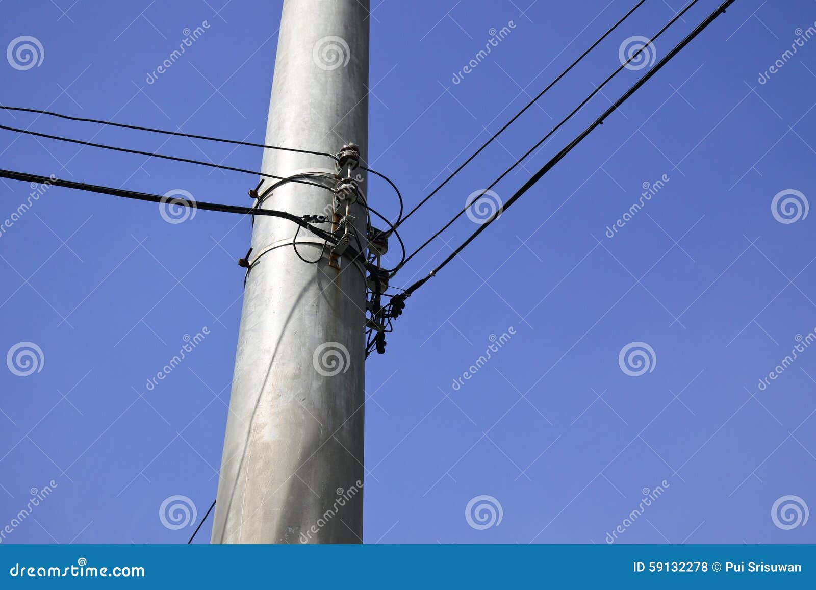 Lamp post stock photo. Image of connection, post, communication - 59132278