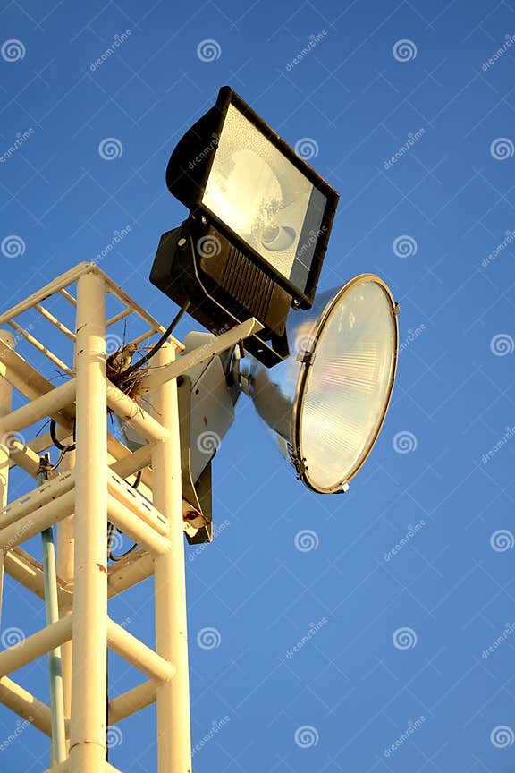 Lamp Post. stock image. Image of lampshade, soccer, sport - 31248651