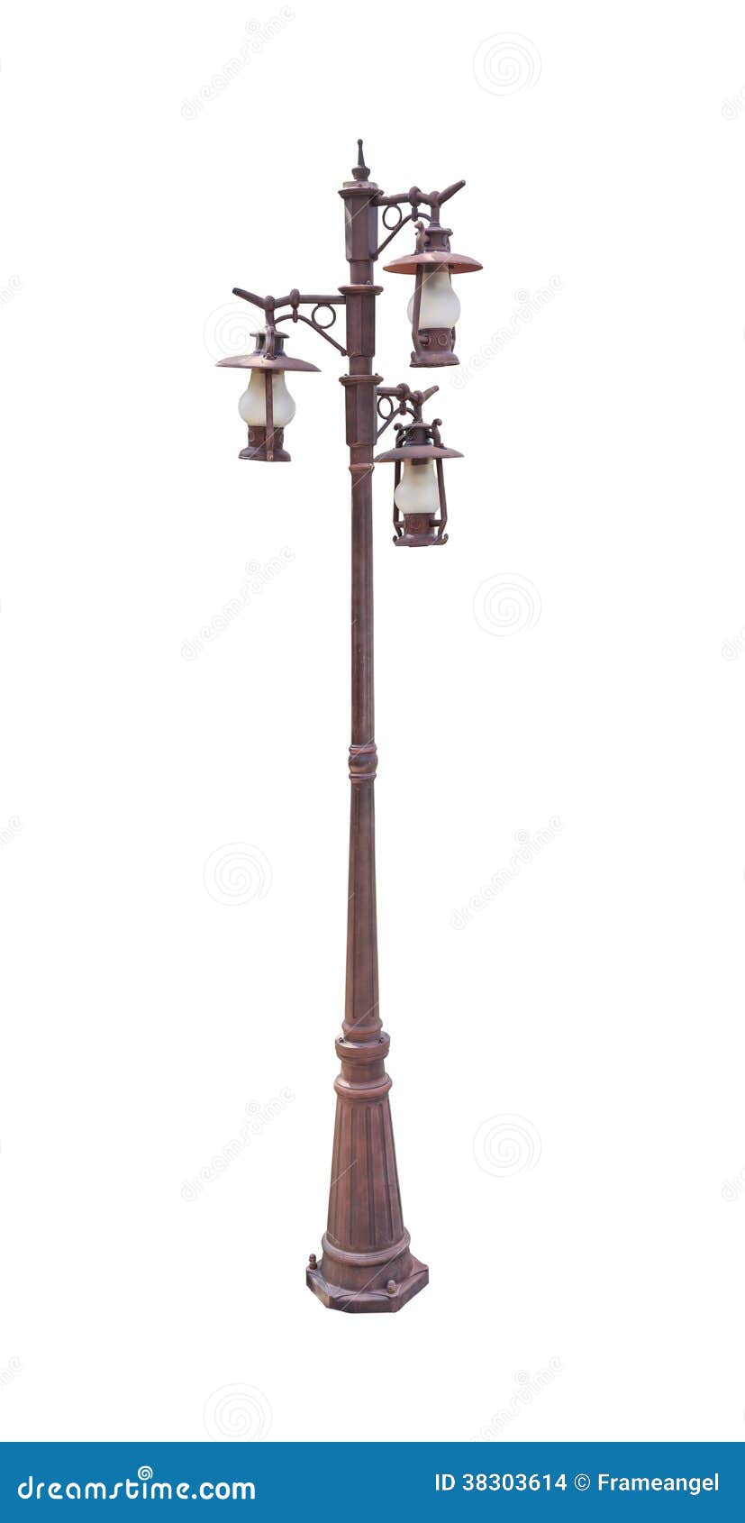 Lamp Post Street Road Light Pole Stock Photo - Image of exterior ...