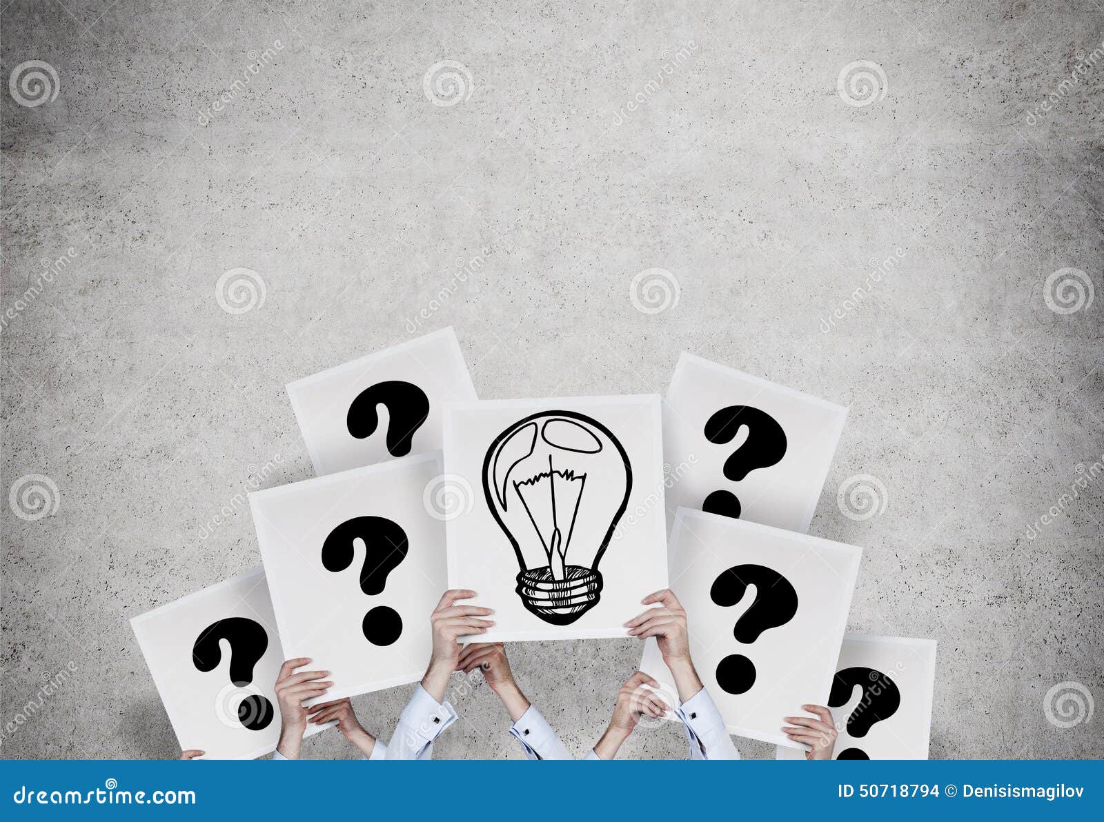 Lamp And Question Mark Stock Photography | CartoonDealer.com #50718794