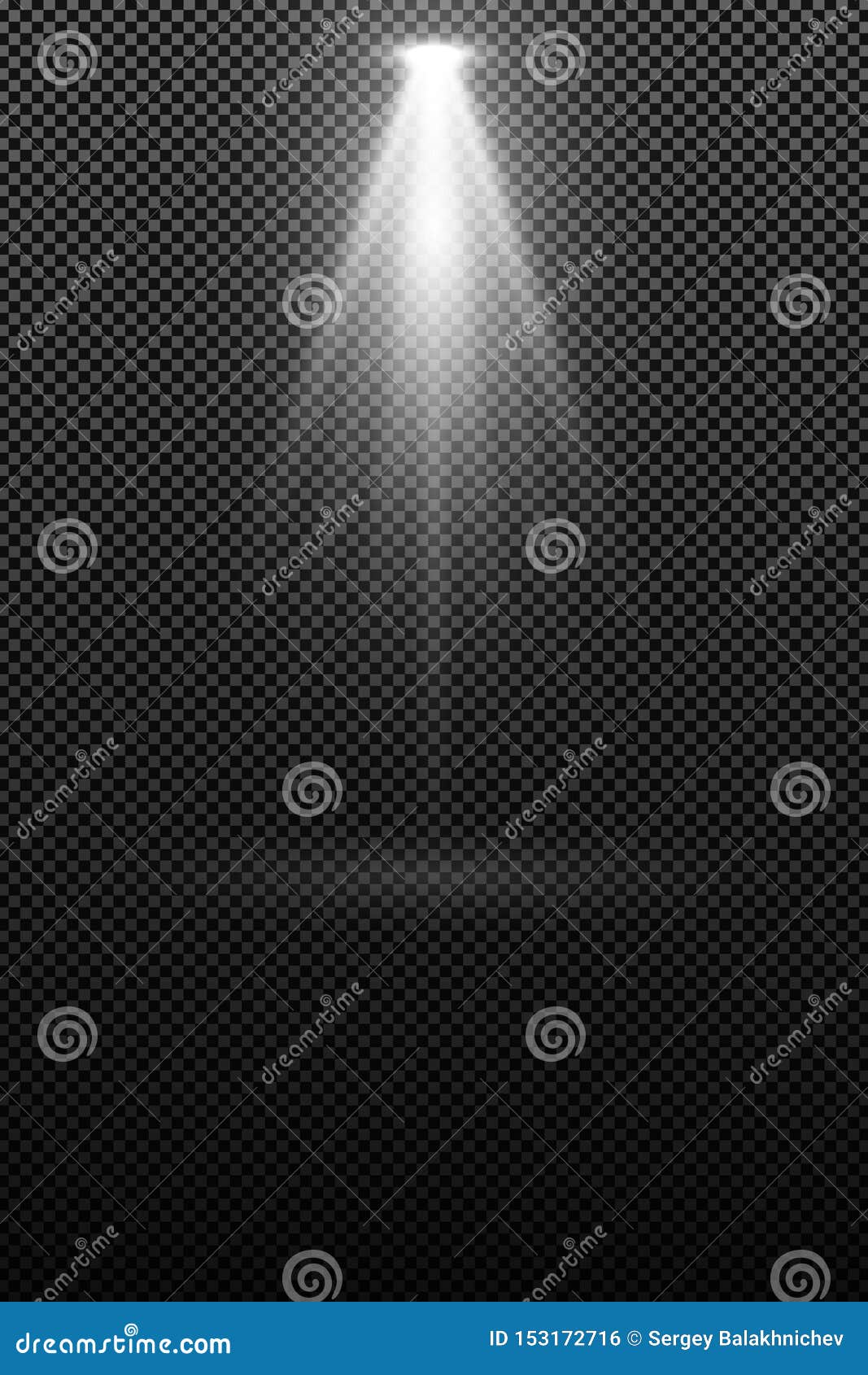 The Lamp Radiating A White Luminescence Isolated On Transparent ...