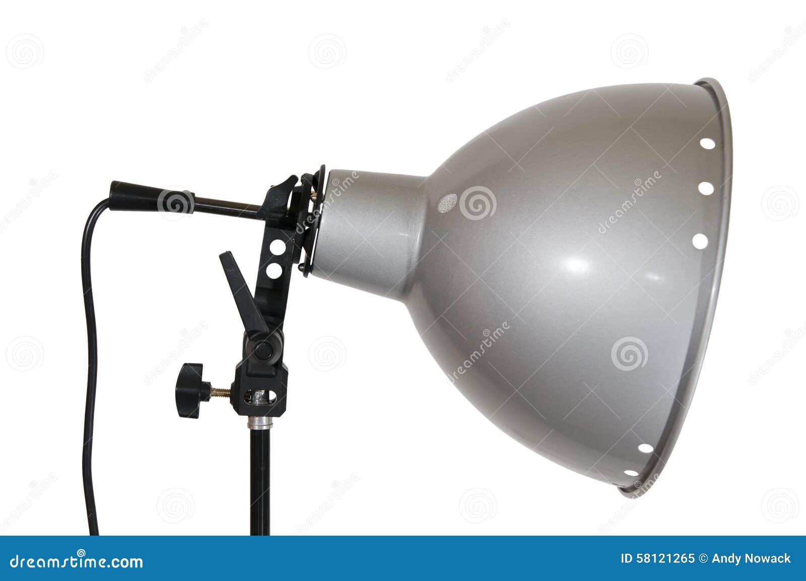 Lamp Reflector on White Side Stock Image - Image of seitliche, ansicht ...