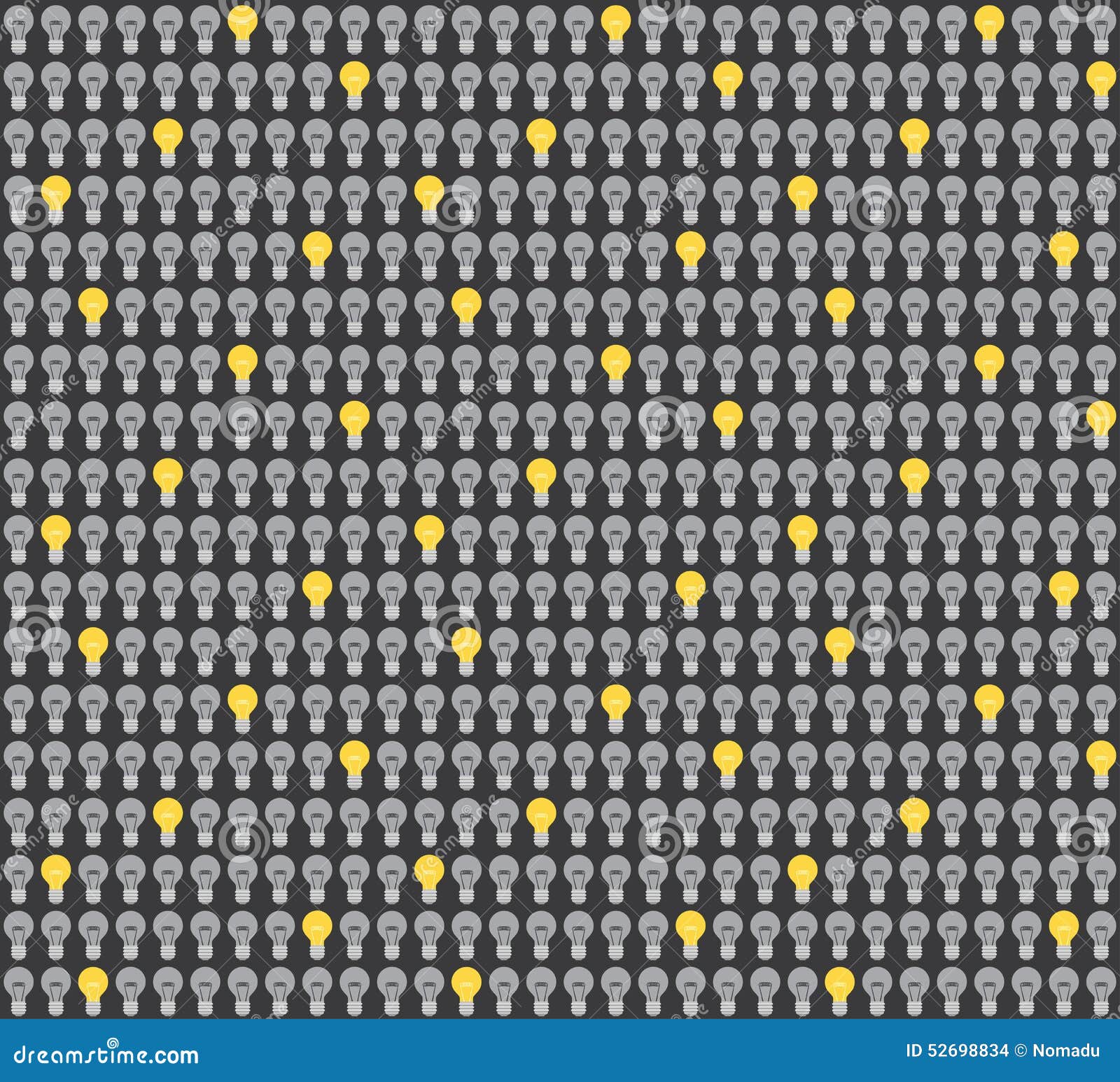 Lamp Seamless Pattern stock vector. Illustration of light - 52698834