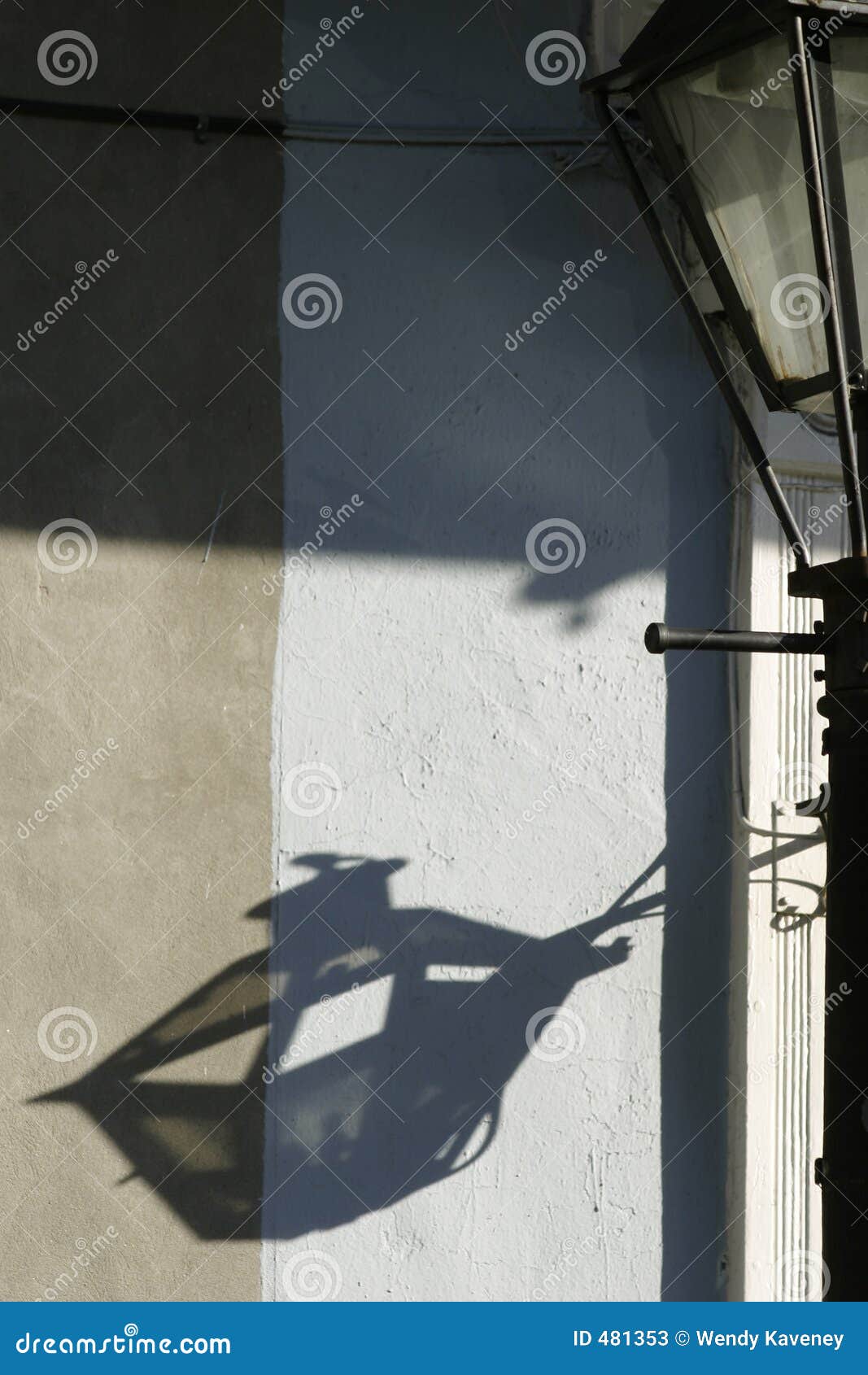 Lamp and Shadow stock image. Image of vintage, cast, street - 481353