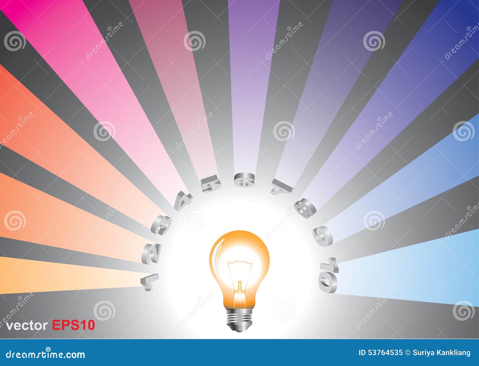 Lamp and shadow stock vector. Illustration of technical - 53764535