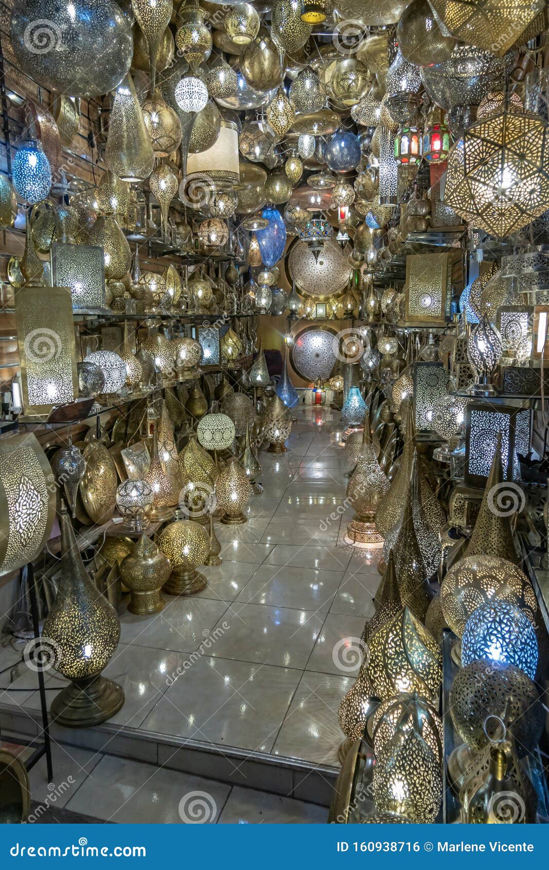 Lamp Shop in the Medina of Marrakech in October 2019 Editorial Photo ...