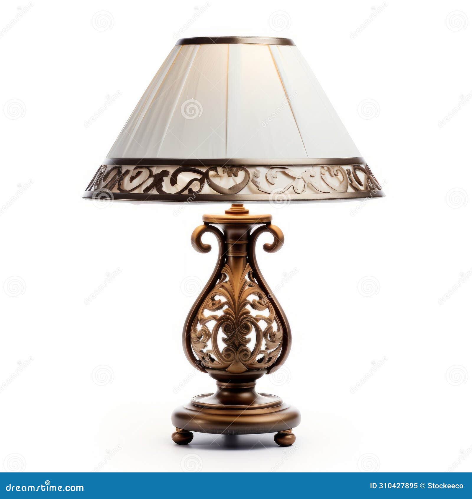 High-quality, High-resolution Lamp Table Isolated on White Stock ...
