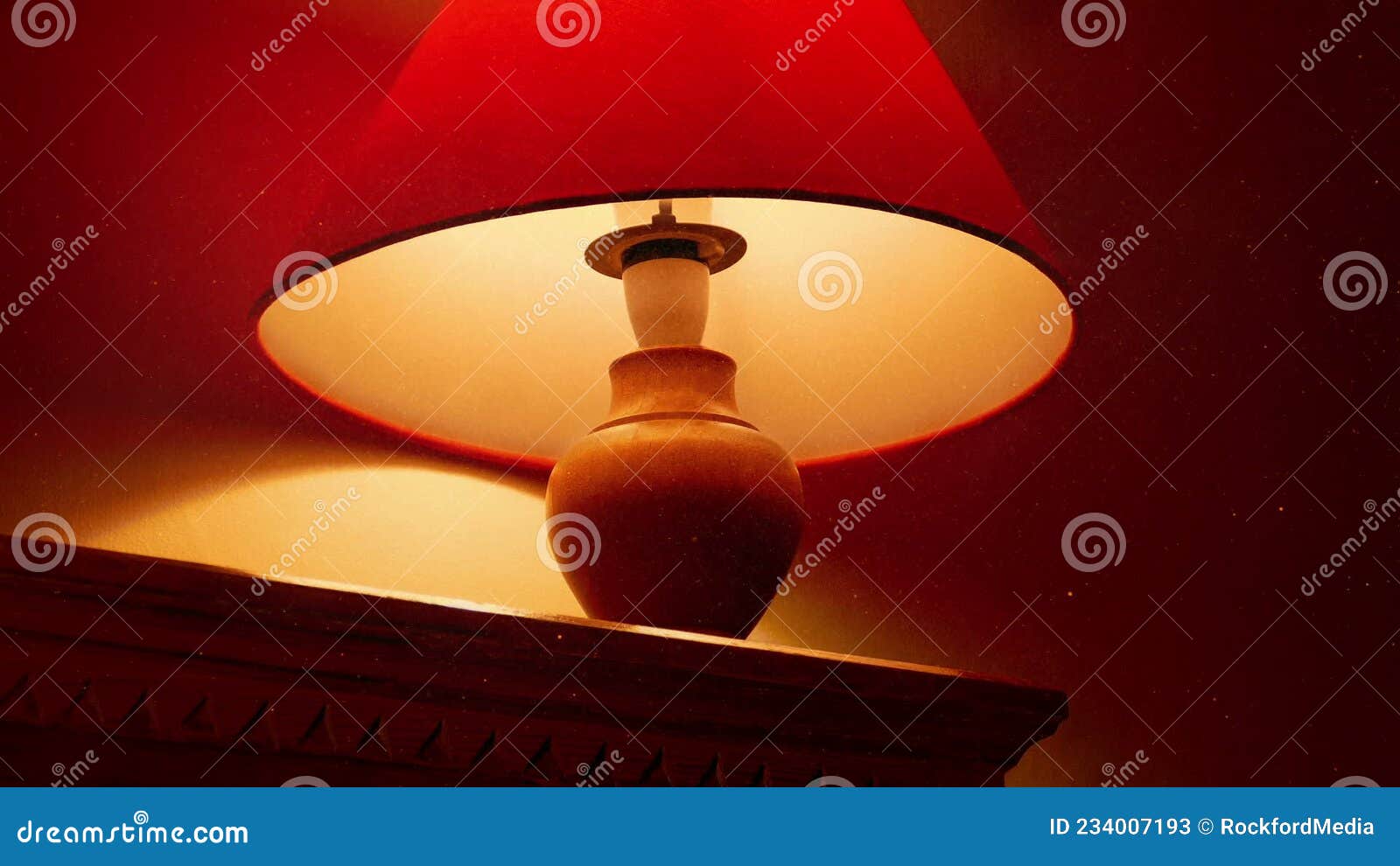 Lamp on and Off with Dust Lit Up Stock Video - Video of warmth, room ...