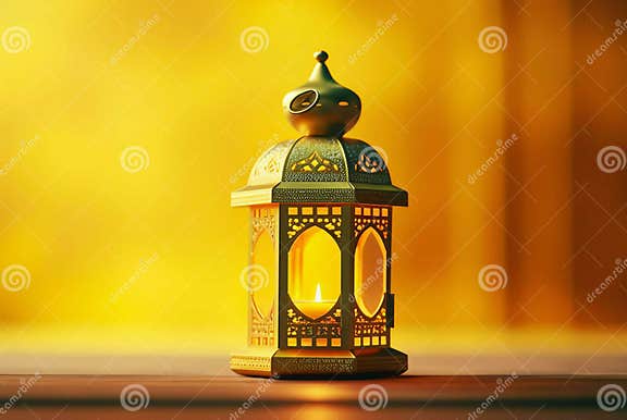 Lamp on the Wall of Mosque Lamp on a Wall Stock Illustration ...