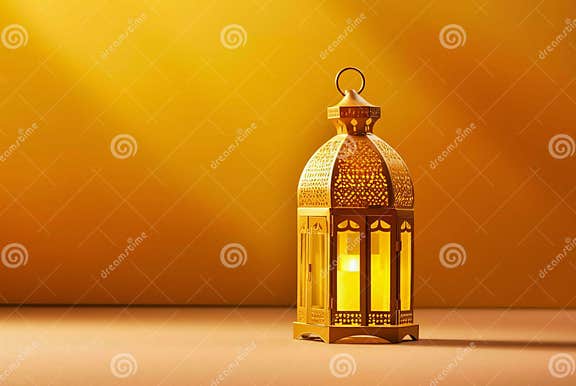 Lamp on the Wall Lamp on the Wall in Mosque Stock Illustration ...