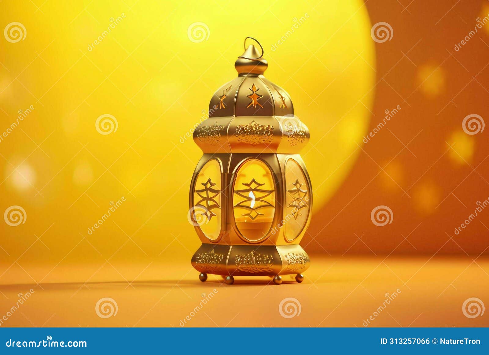 Lamp on the Wall of Mosque Lamp on the Wall Arabic Islamic Calligraphy ...